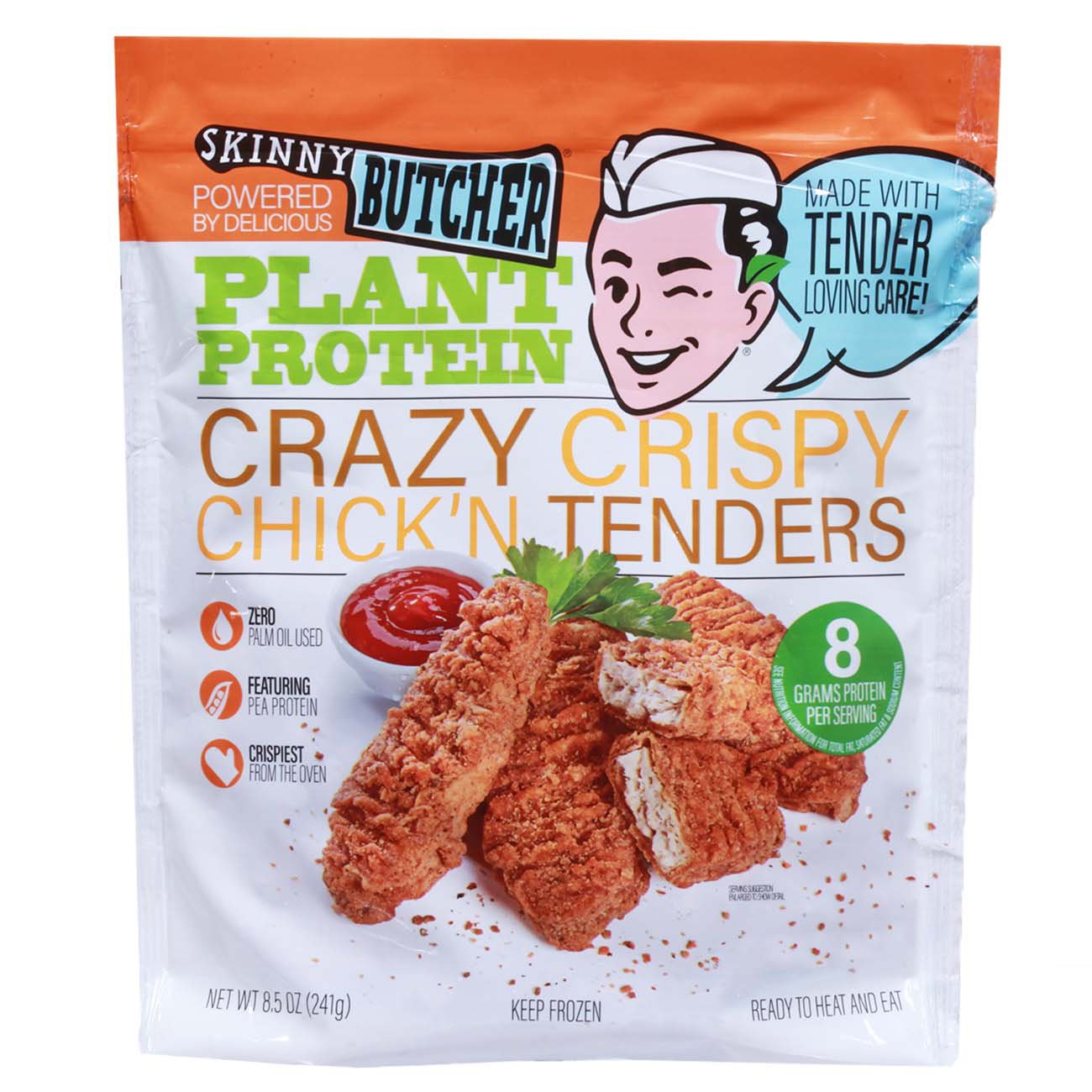 Skinny Butcher Plant Protein Crazy Crispy Chick'n Tenders - Shop Meat ...