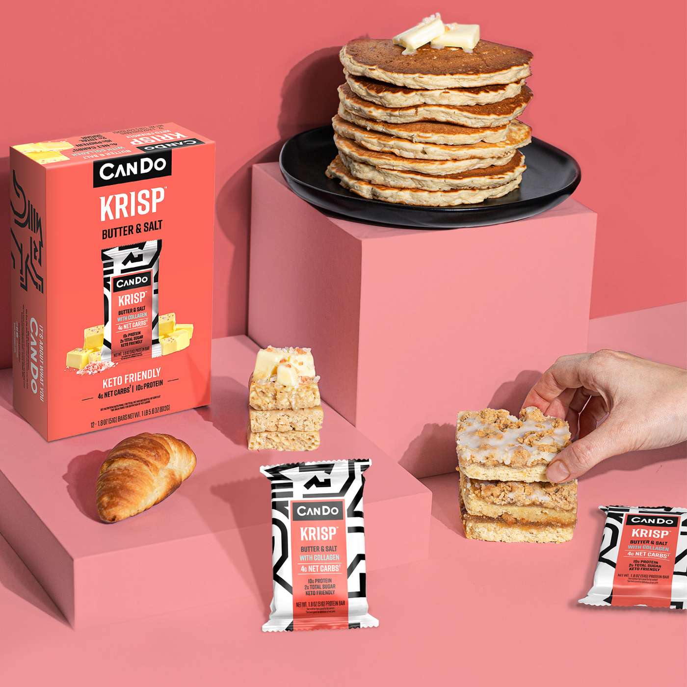 CanDo Krisp 10g Protein Bar - Butter & Salt with Collagen - Shop ...