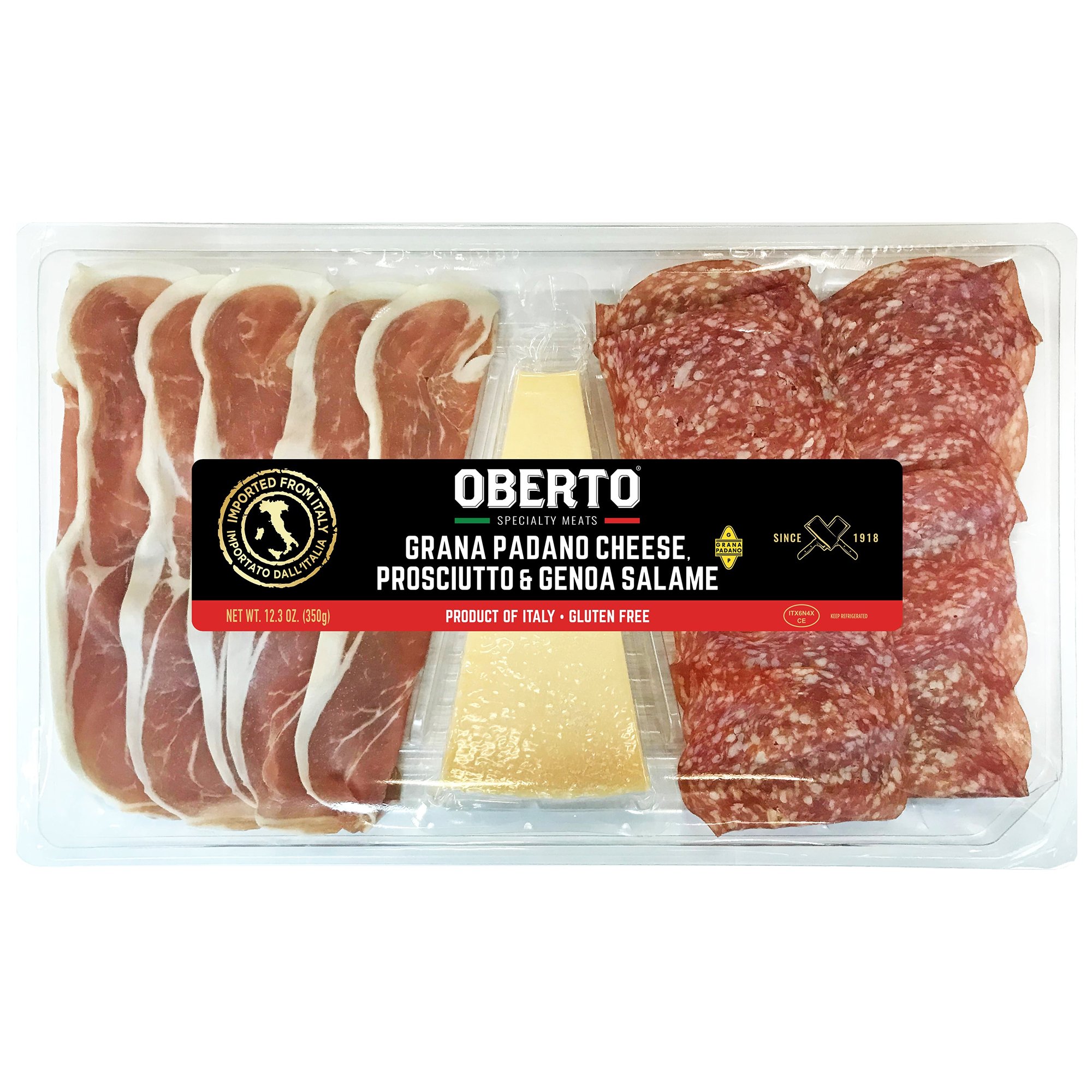 Oberto Parmesan, Prosciutto & Salami Tray - Shop Meat at H-E-B