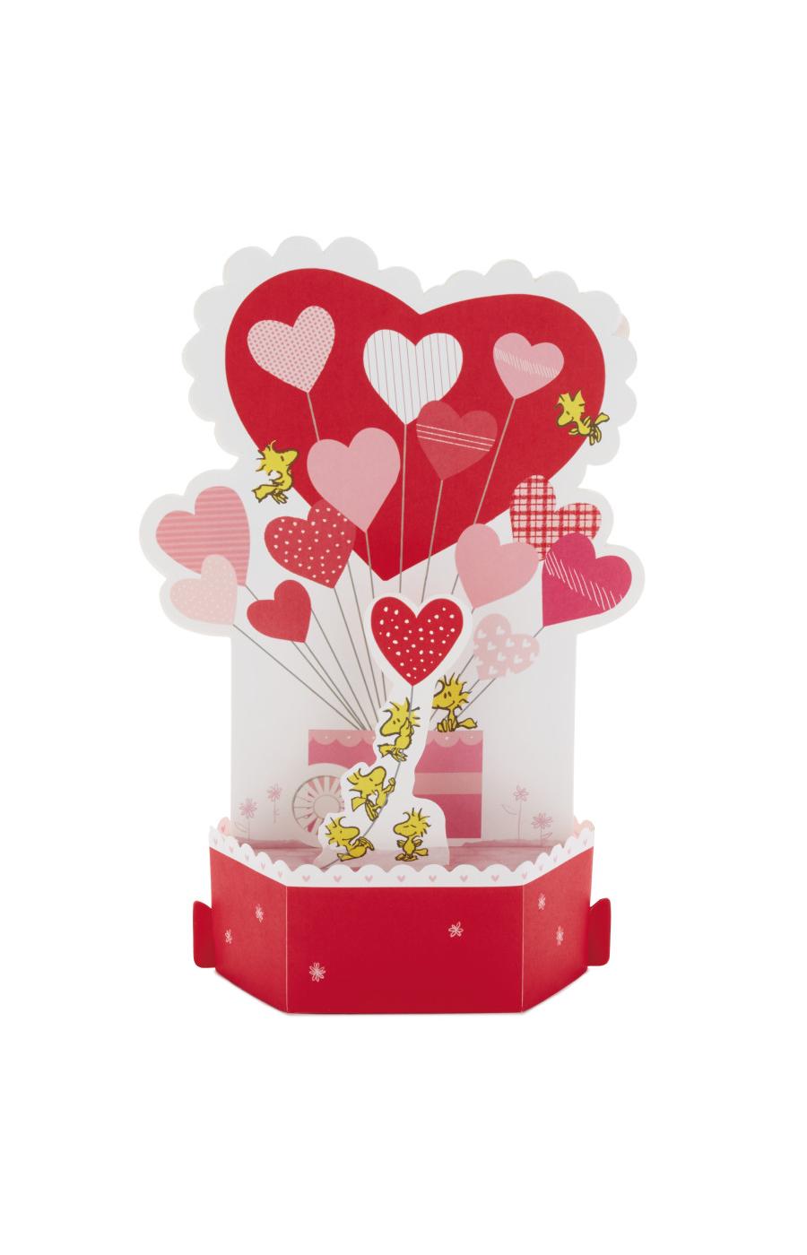 Hallmark Paper Wonder Musical Peanuts Pop Up Valentines Day Card