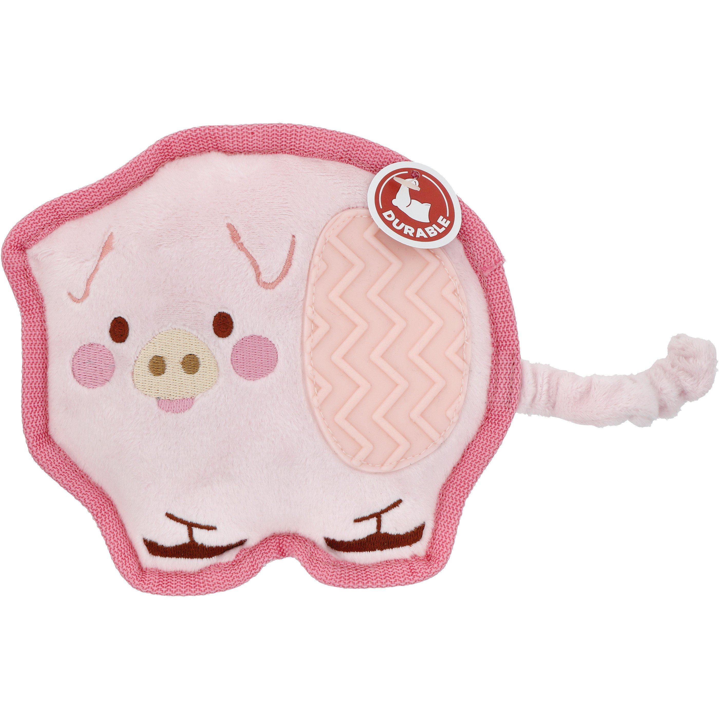 Woof & Whiskers Plush Dog Toy - Flat Pig - Shop Plush toys at H-E-B