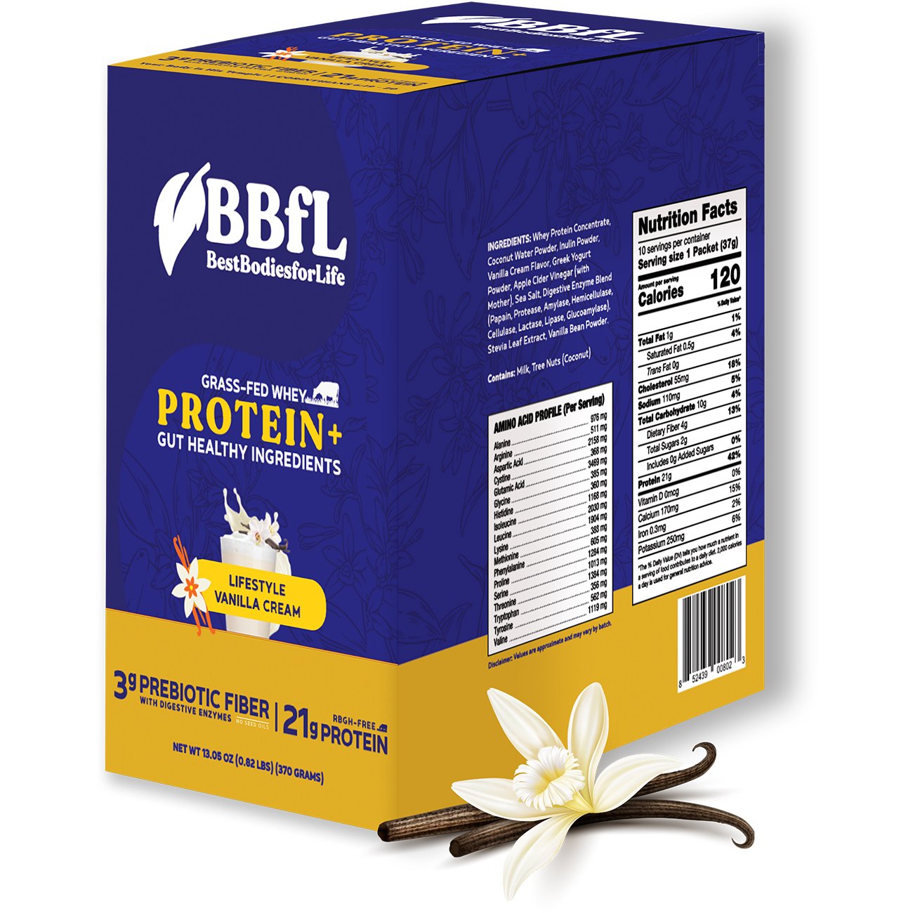 BestBodiesforLife 21g Whey Protein & Meal Replacement Lifestyle Shake ...