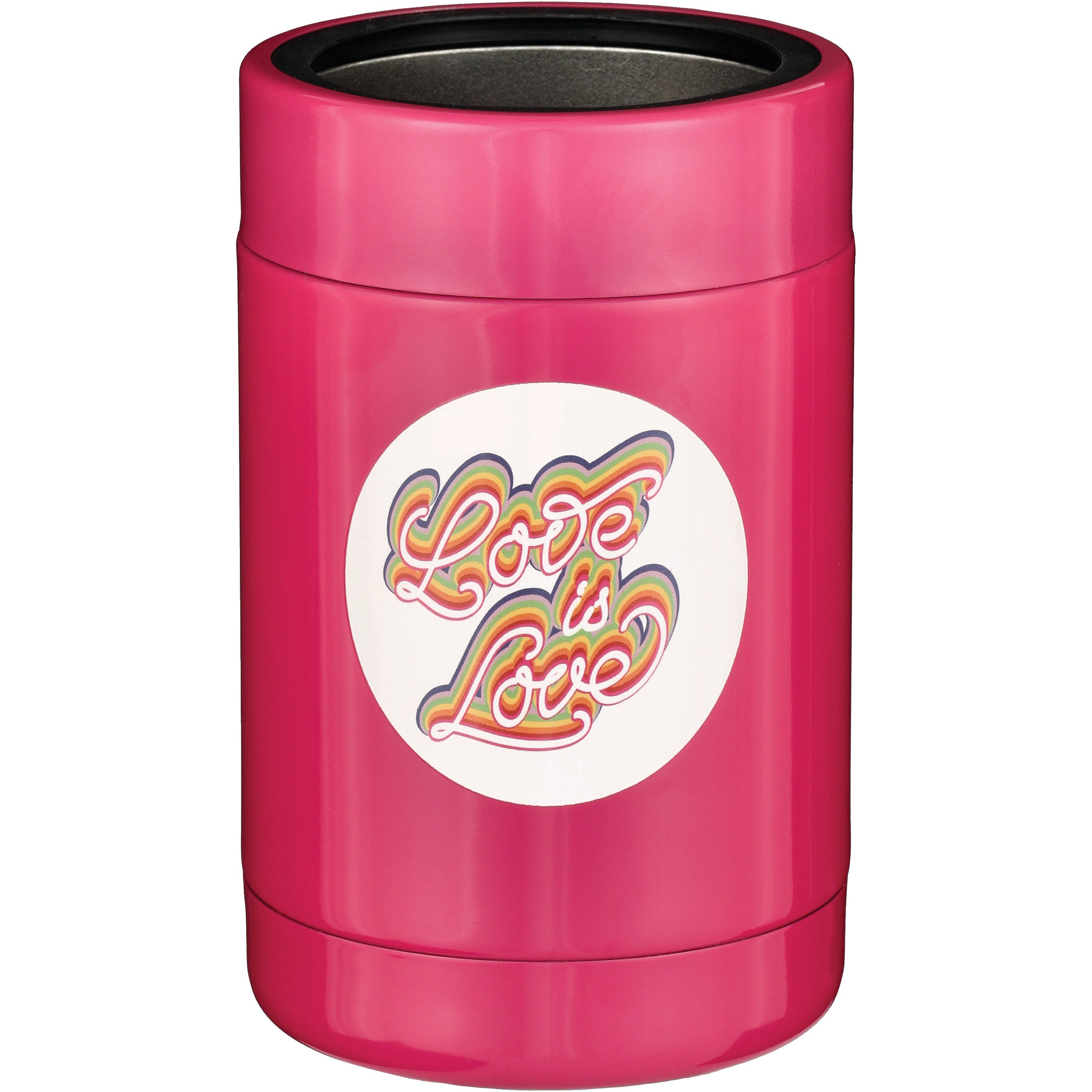 Destination Holiday Love Is Love Stainless Steel Pride Can Cooler ...