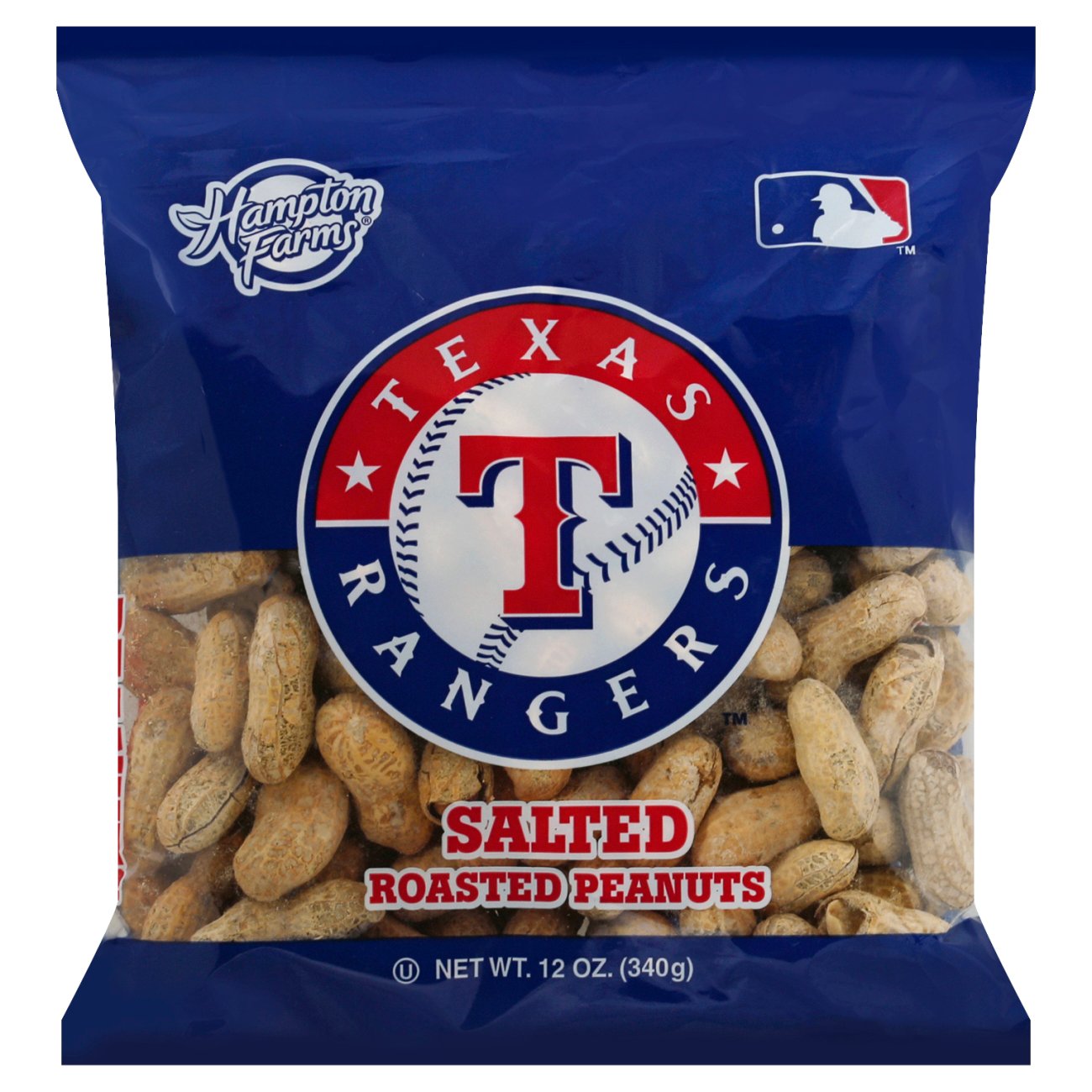 Hampton Farms Texas Rangers Salted Roasted Peanuts - Shop Nuts & seeds ...