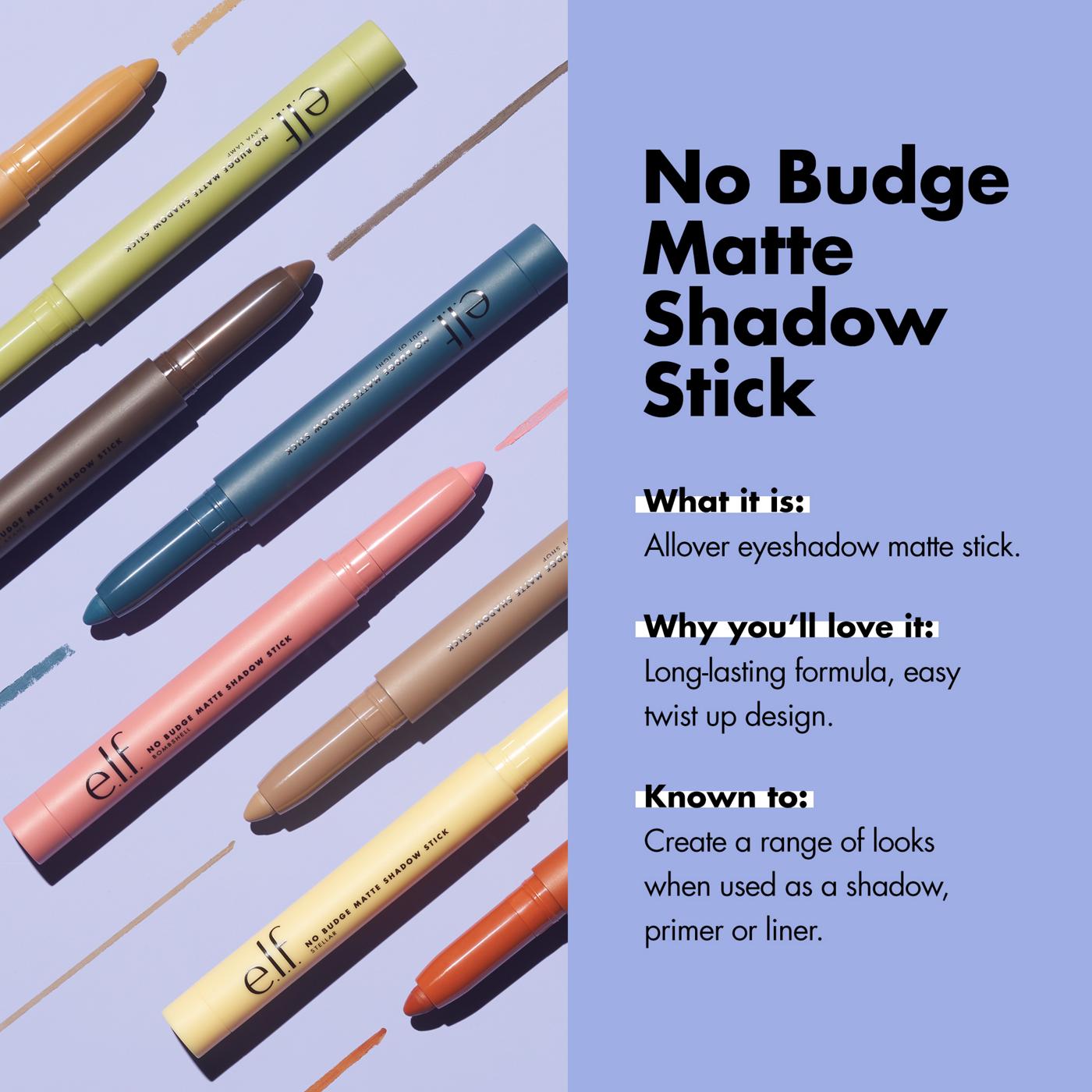e.l.f. No Budge Matte Shadow Stick - Lava Lamp - Shop Eyeshadow at H-E-B