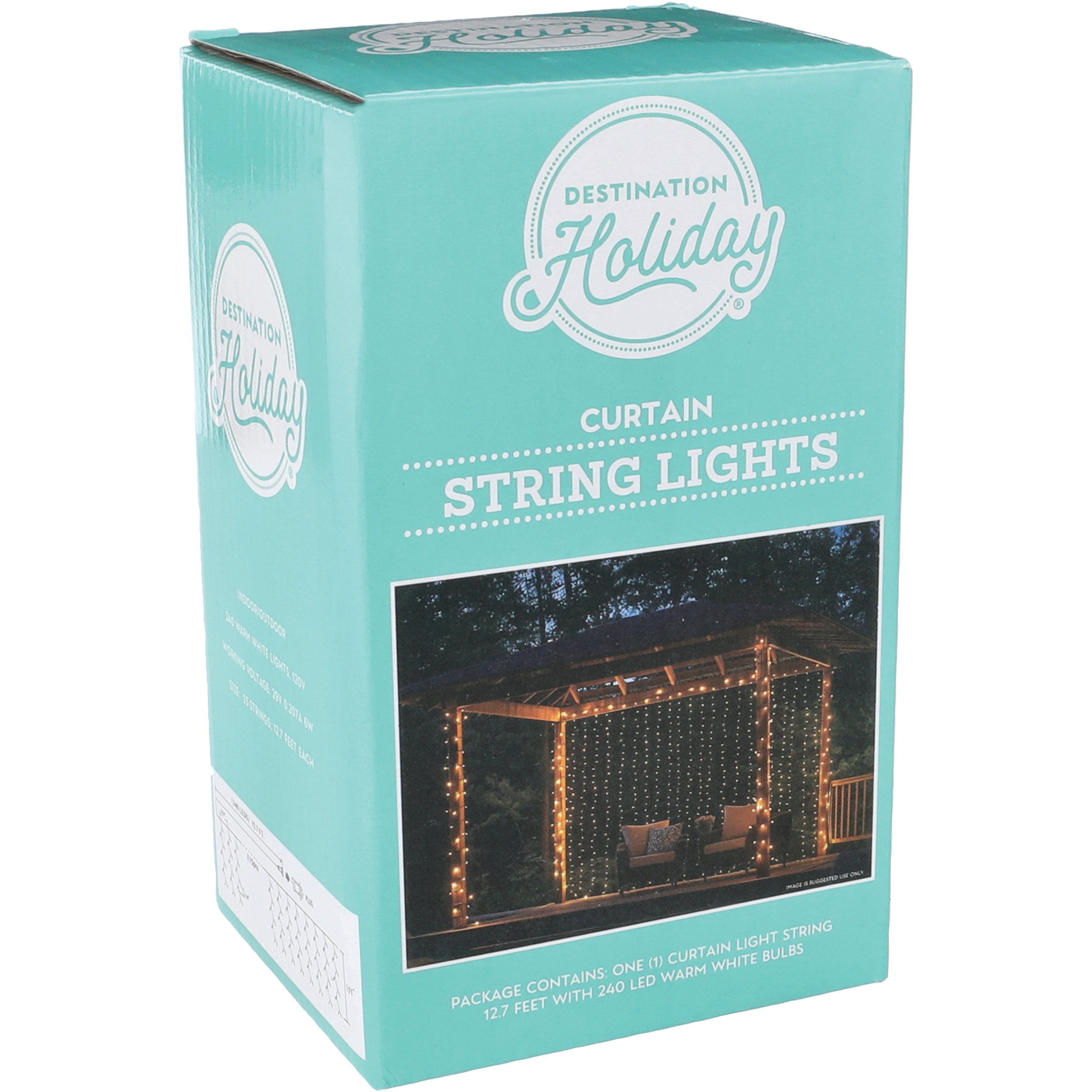 Destination Holiday Curtain String Lights - Shop Seasonal decor at H-E-B