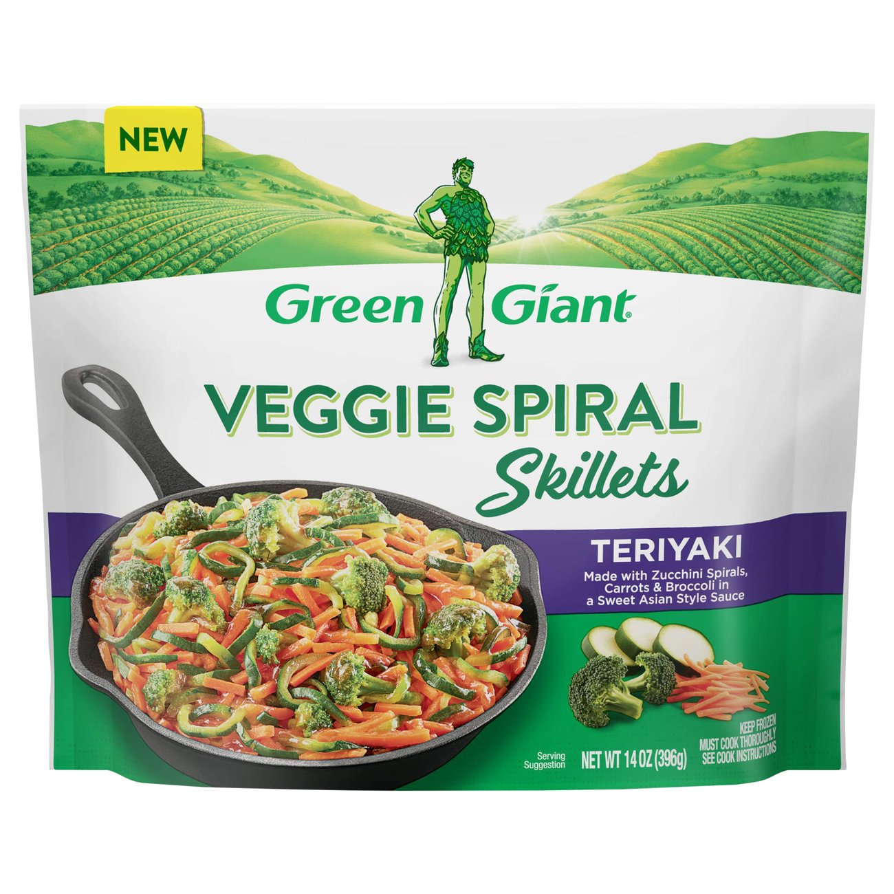 Green Giant Veggie Spiral Skillets Teriyaki - Shop Entrees & sides at H-E-B
