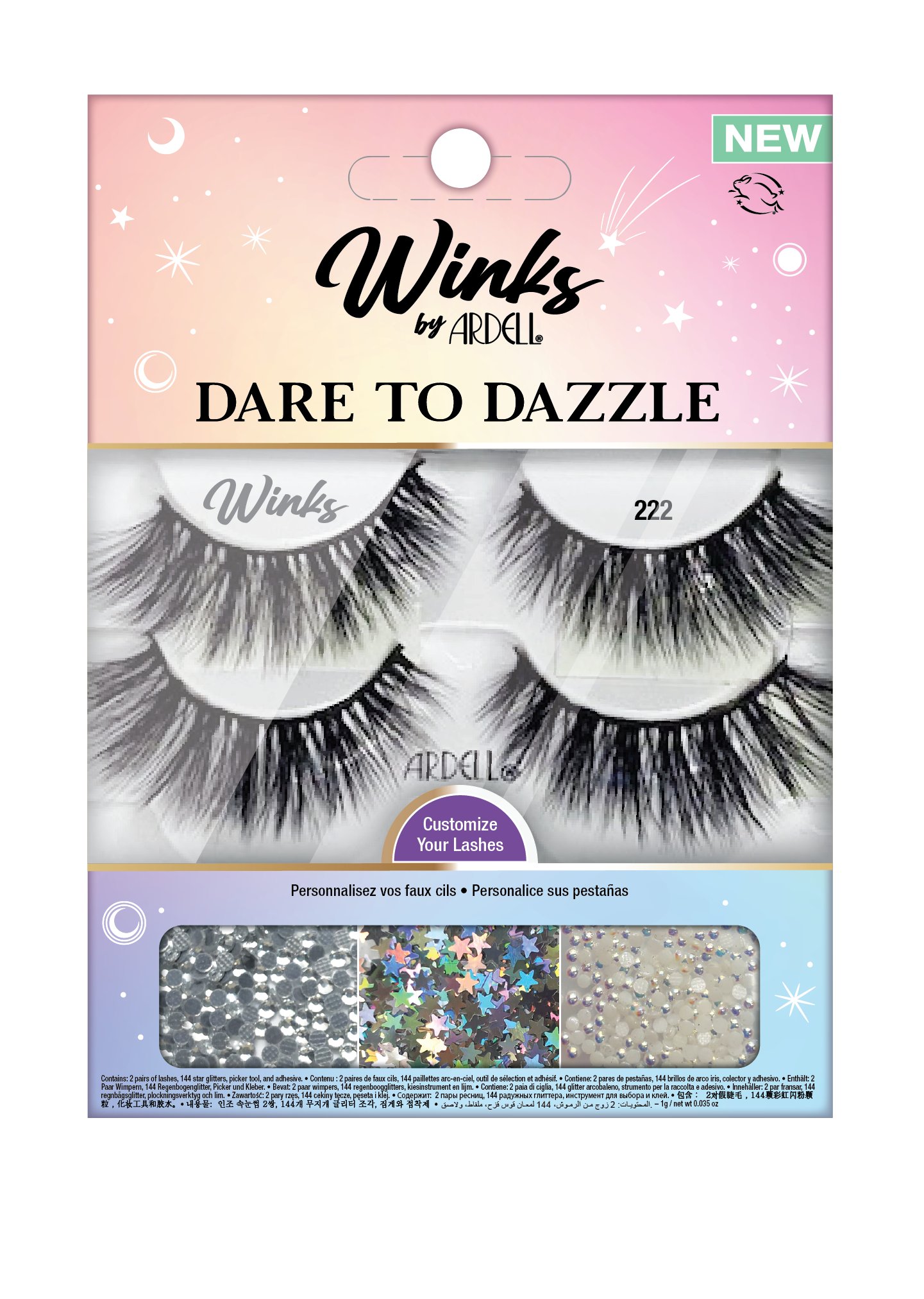 Ardell Dare to Dazzle Lashes - Winks 222 - Shop False eyelashes at H-E-B