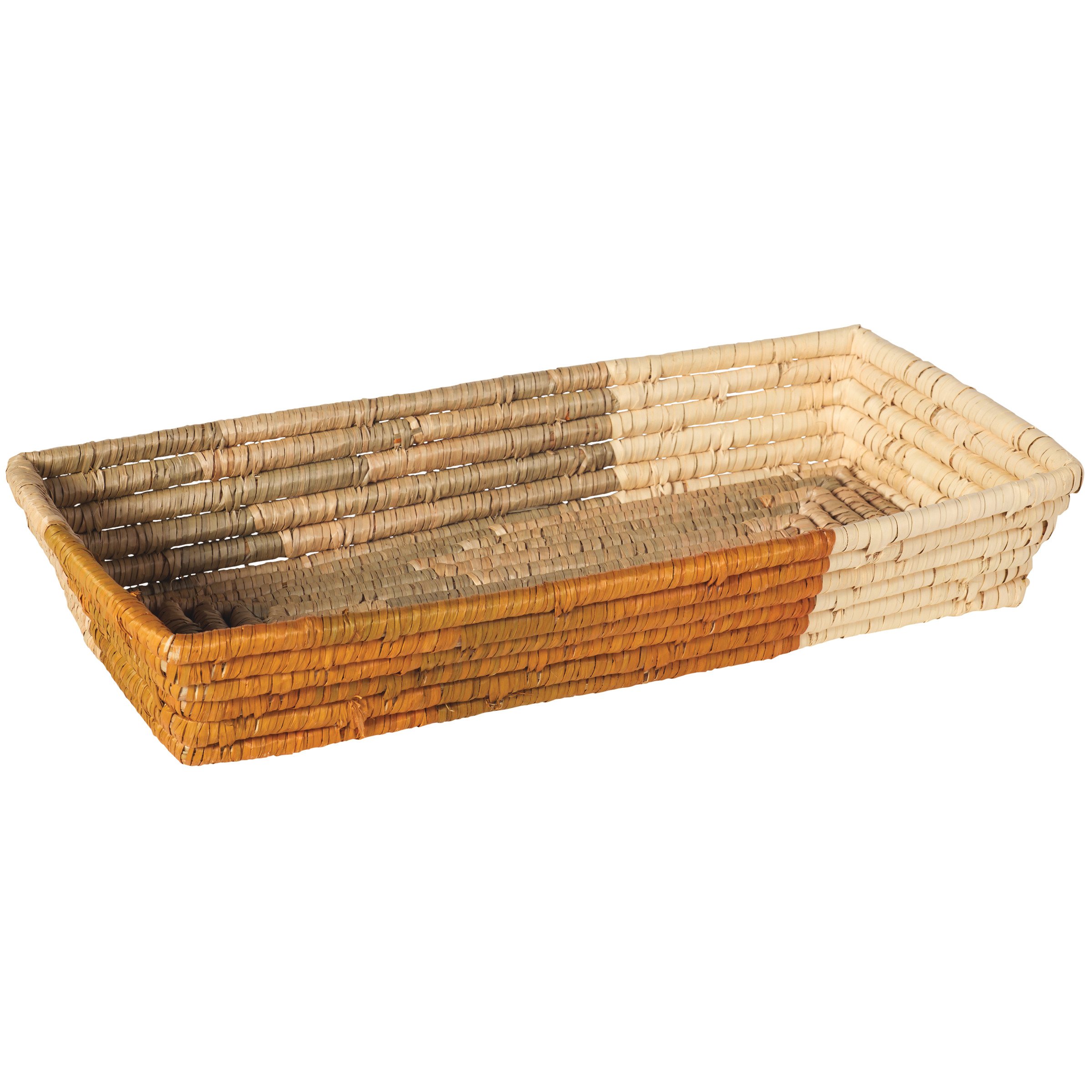 Haven + Key Patterned Rectangular Seagrass Tray Basket - Sundial - Shop ...