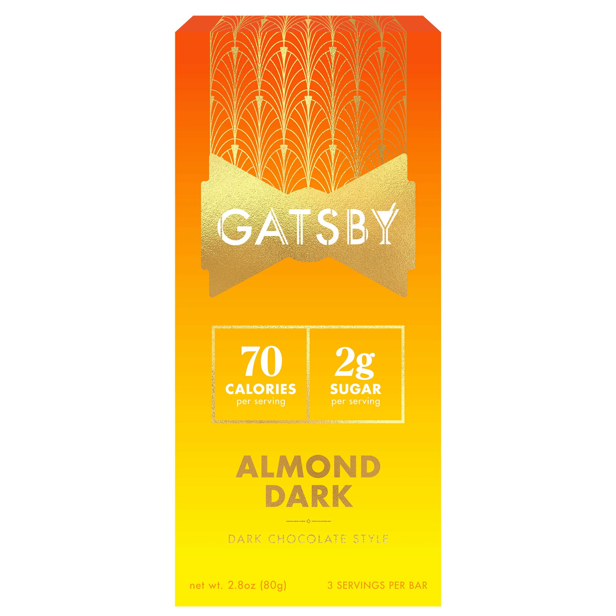 Gatsby Almond Dark Chocolate Style Bar - Shop Candy at H-E-B