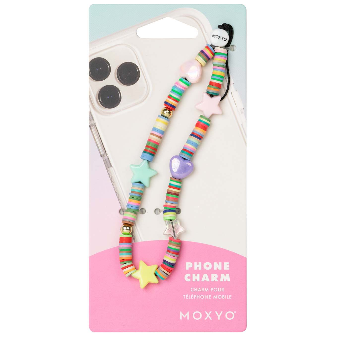 Moxyo Beaded Phone Charm - Star/Heart - Shop Phone cases & stands at H-E-B