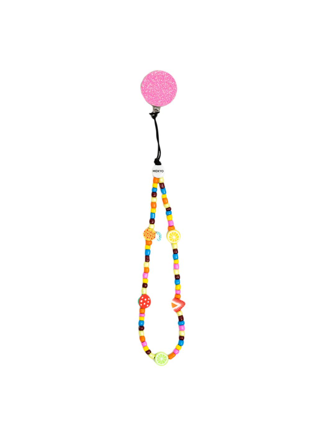 Moxyo Zigi Beaded Phone Lanyard - Pink - Shop Phone cases & stands at H-E-B