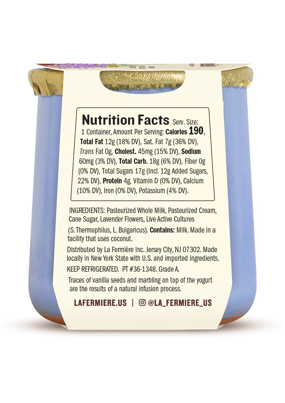 La Fermiere Lavender Whole Milk Yogurt - Shop Yogurt at H-E-B