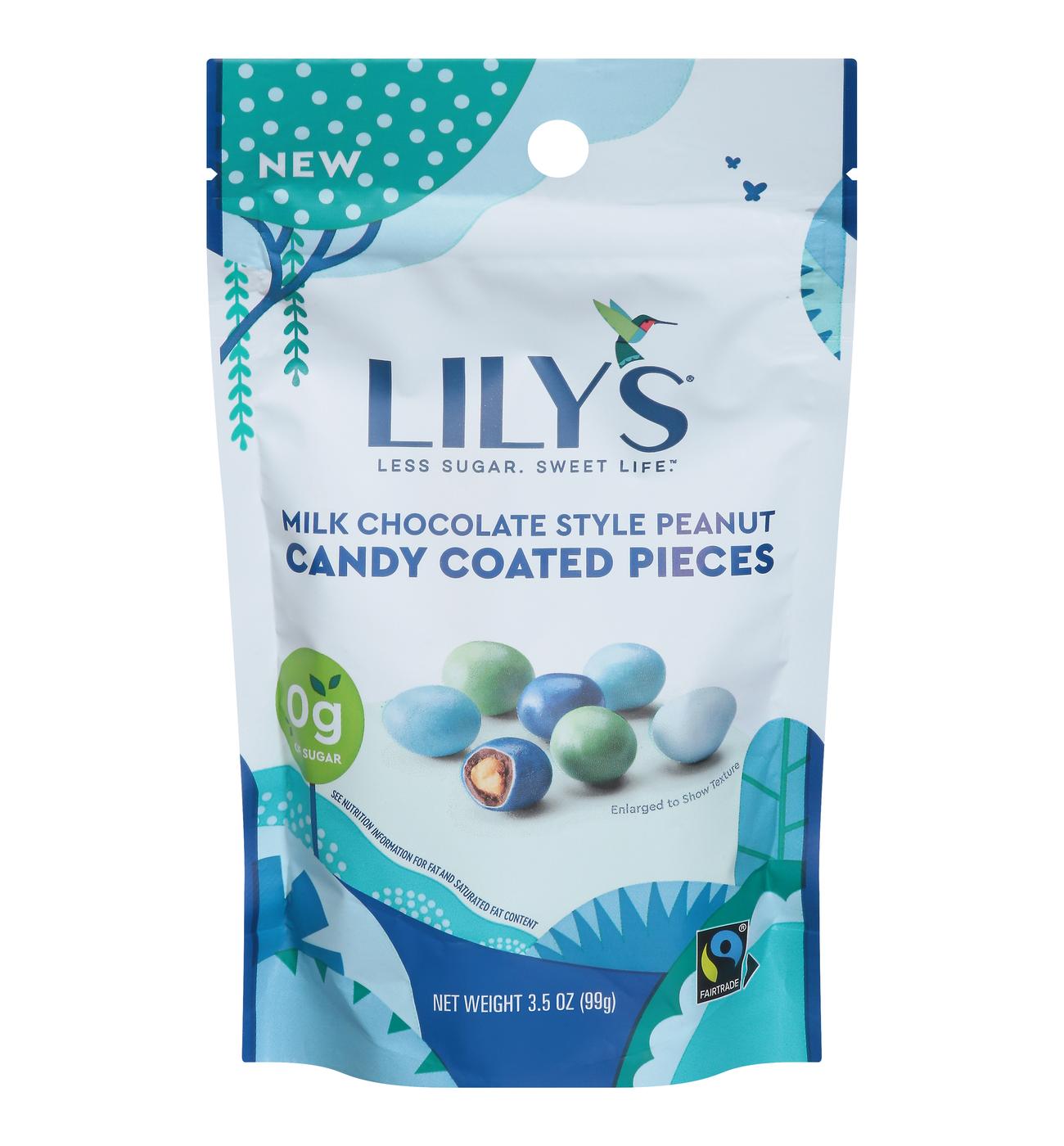 Lily's Milk Chocolate Style Peanut Candy Coated Pieces - Shop Candy at ...