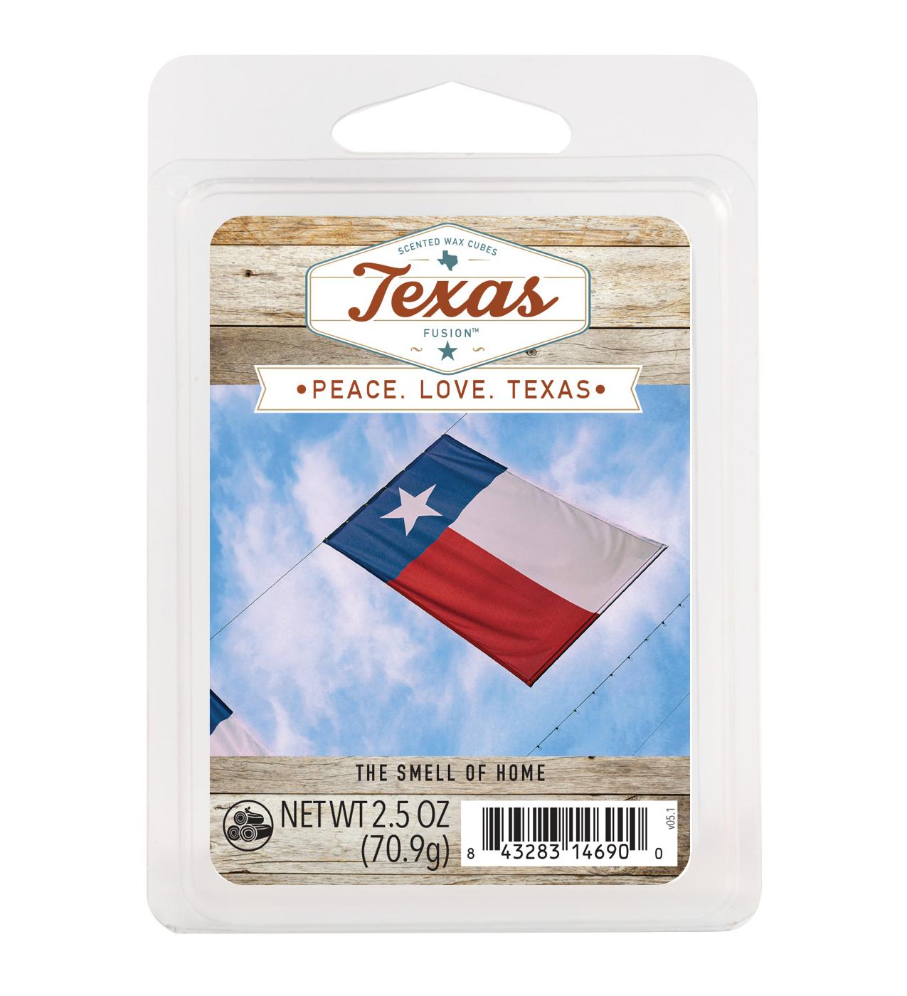 Fusion Peace Love Texas Scented Wax Melt Cubes - Shop Scented oils ...