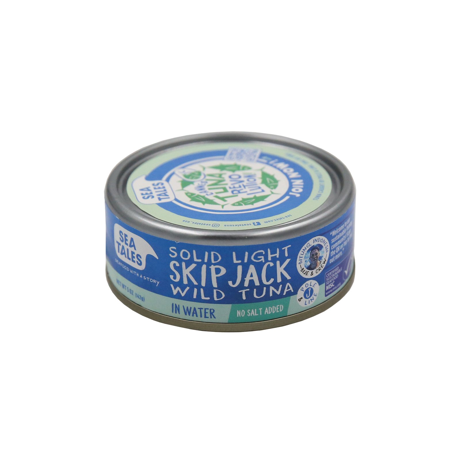 Sea Tales Solid Light Skip Jack Wild Tuna In Water, 5 oz | Central ...
