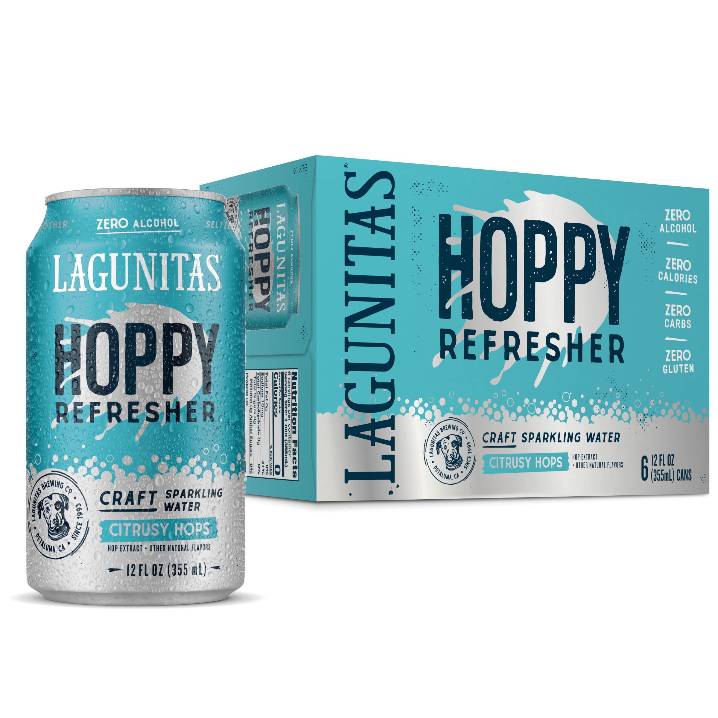 Lagunitas Brewing Co. Non Alcoholic Hoppy Refresher Craft Beer 6 pk ...