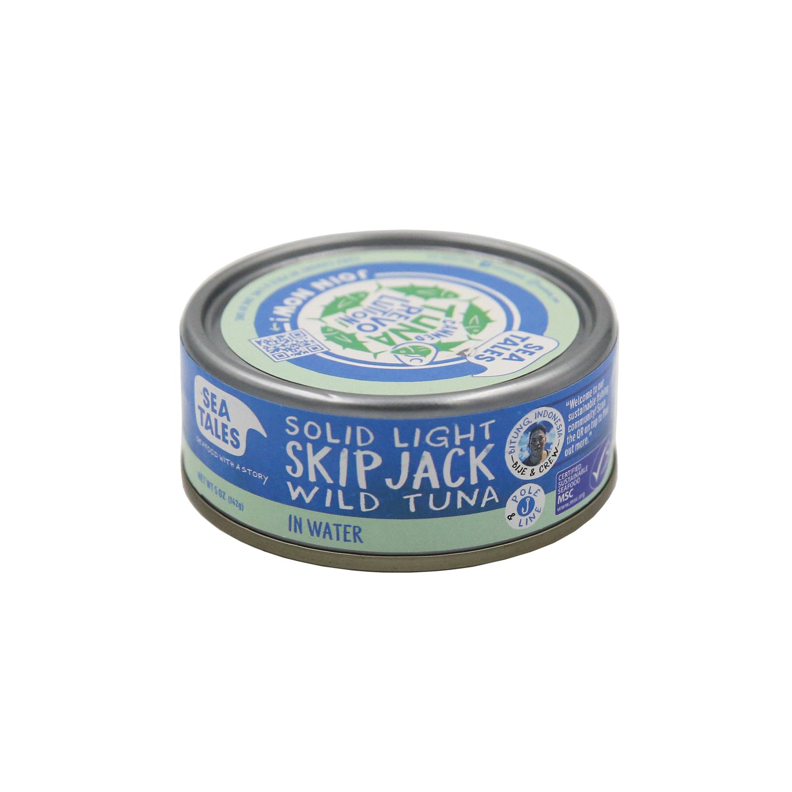 Sea Tales Solid Light Skip Jack Wild Tuna In Water, 5 oz | Central ...
