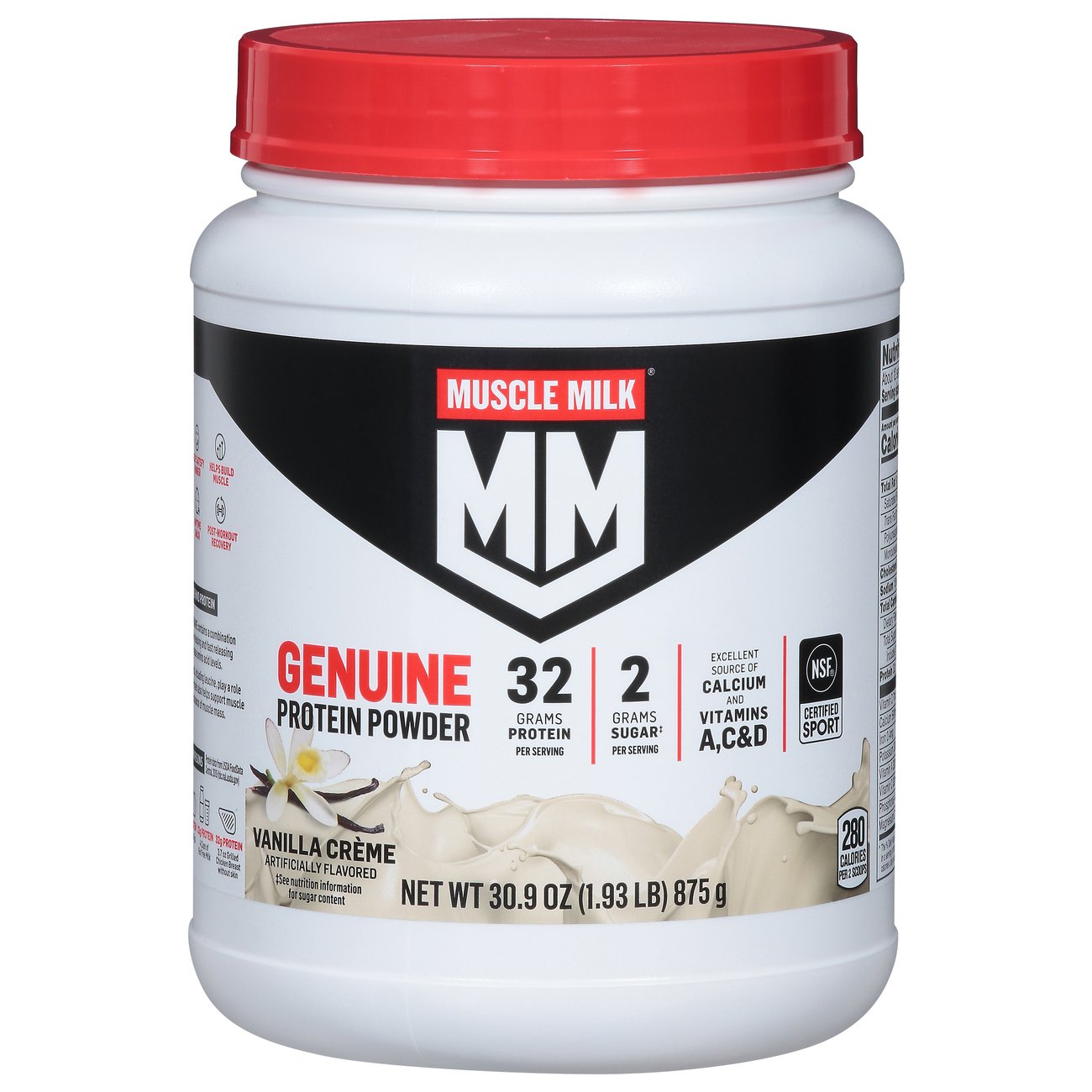 Muscle Milk Genuine 32g Protein Powder - Vanilla Creme - Shop Diet ...