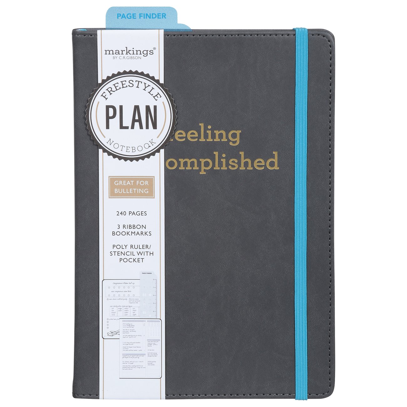 C.R. Gibson Markings Freestyle Plan Notebook - Shop Planners ...
