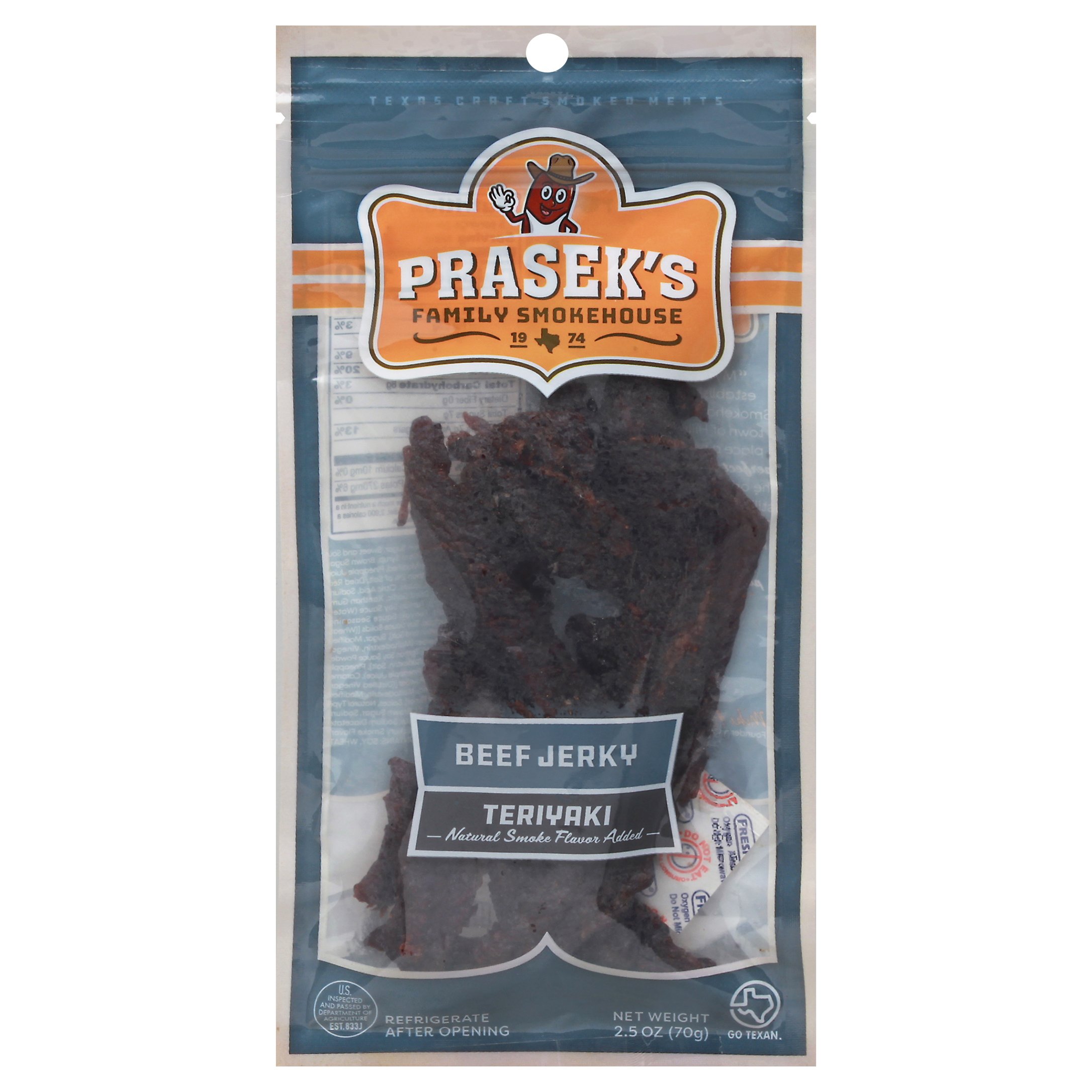 Prasek's Teriyaki Beef Jerky - Shop Jerky at H-E-B