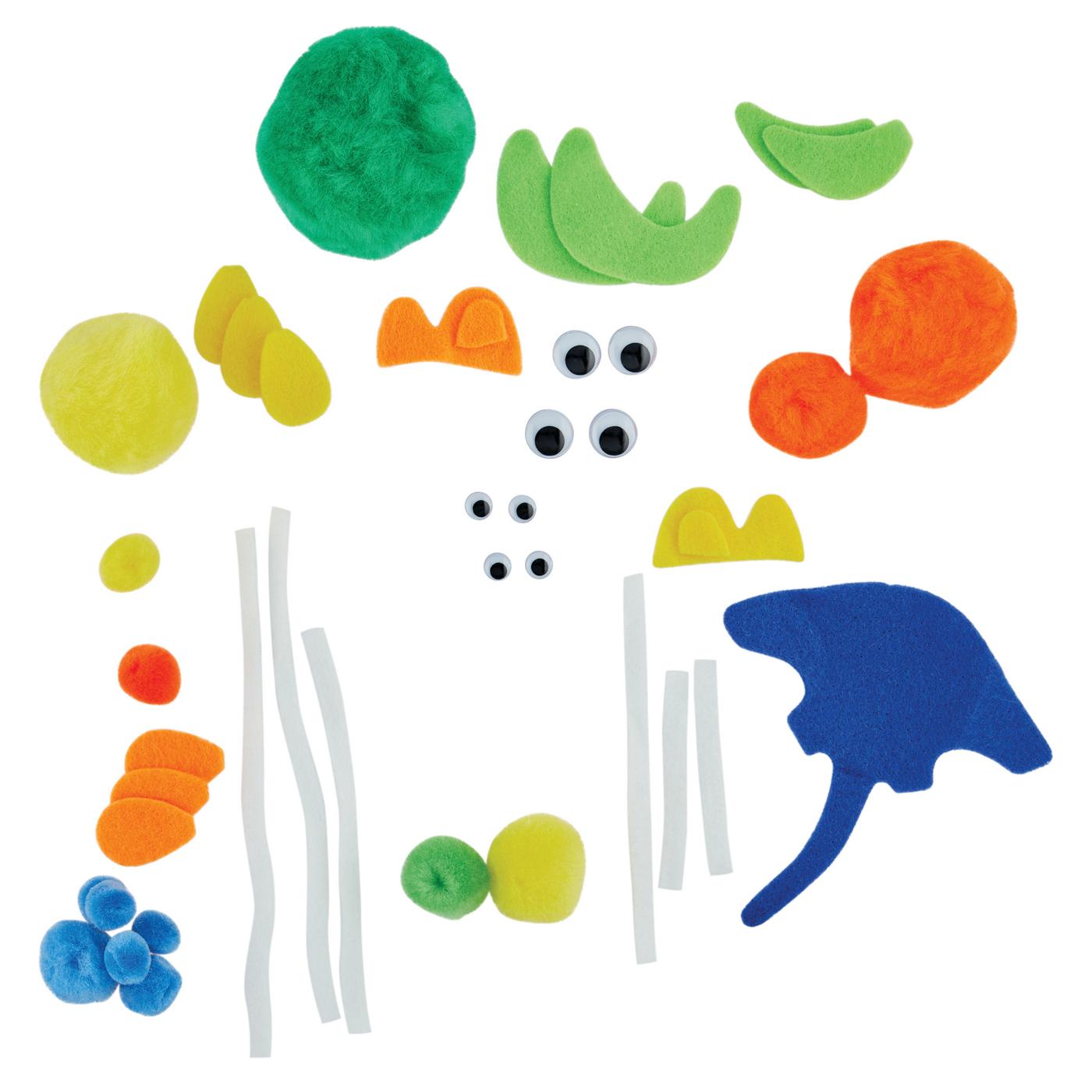 Creativity Street Pom Pon Ocean Animals Kit - Shop Craft basics at H-E-B