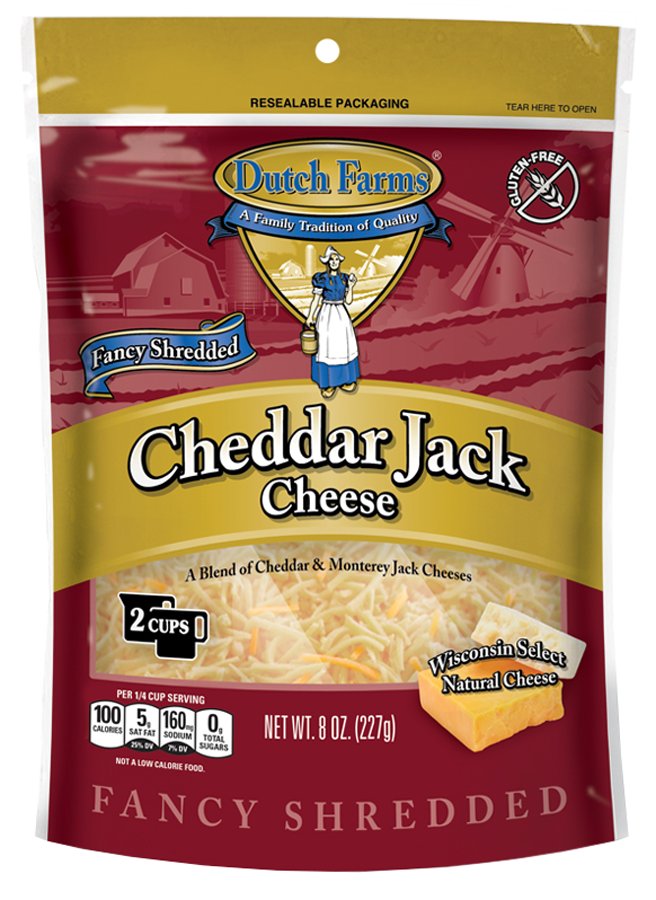 Dutch Farms Fancy Shredded Cheddar Jack Cheese, 8 oz | Central Market ...