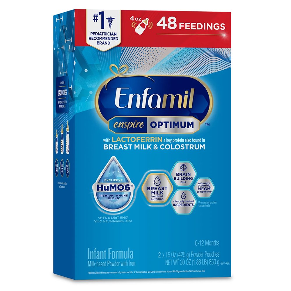 Enfamil Enspire Optimum Milk-Based Powder Infant Formula Pouches - Shop ...