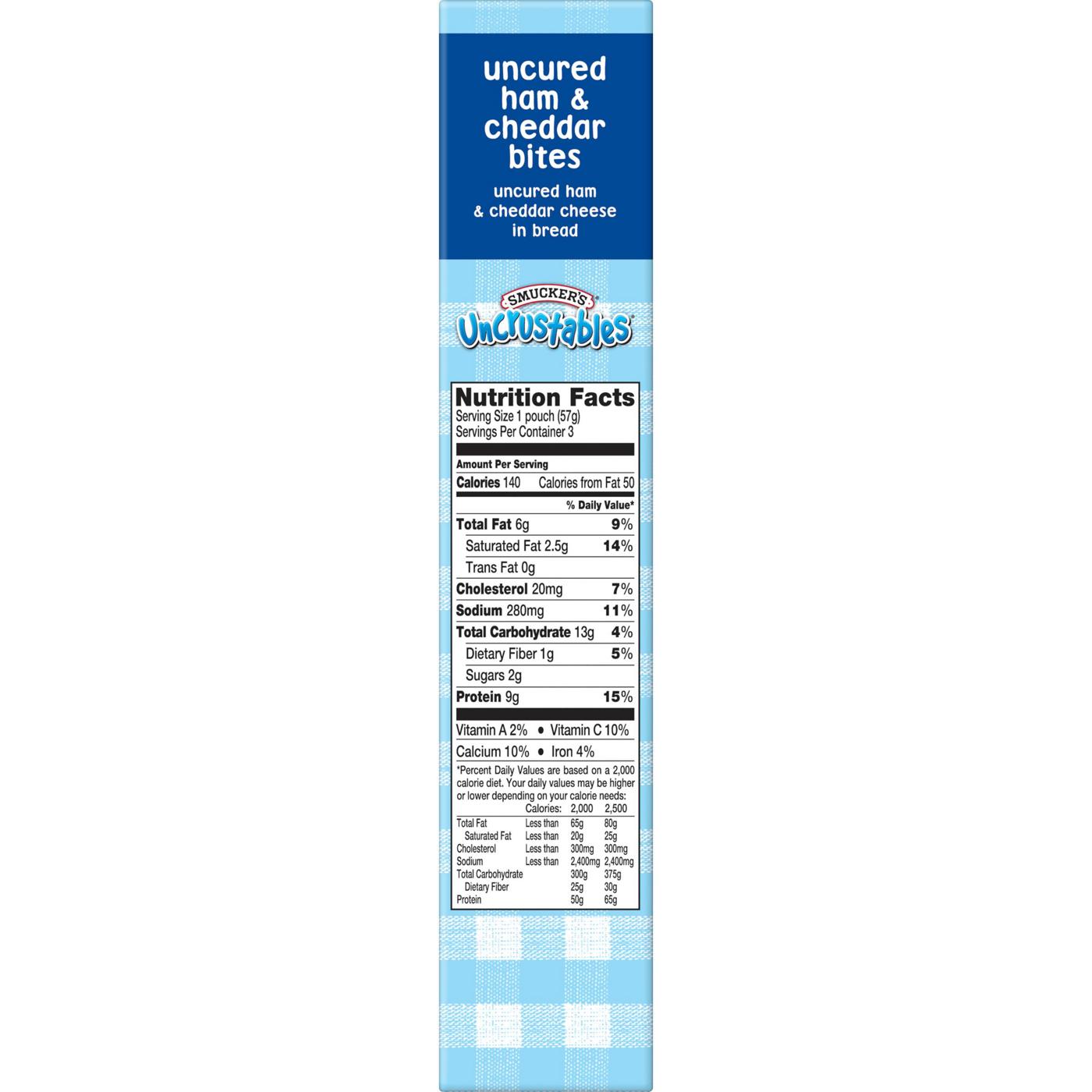 Smucker's Uncrustables Uncured Ham & Cheddar Bites - Shop Sandwiches at ... Smucker's Uncrustables Uncured Ham & Cheddar Bites - Shop Sandwiches at ...