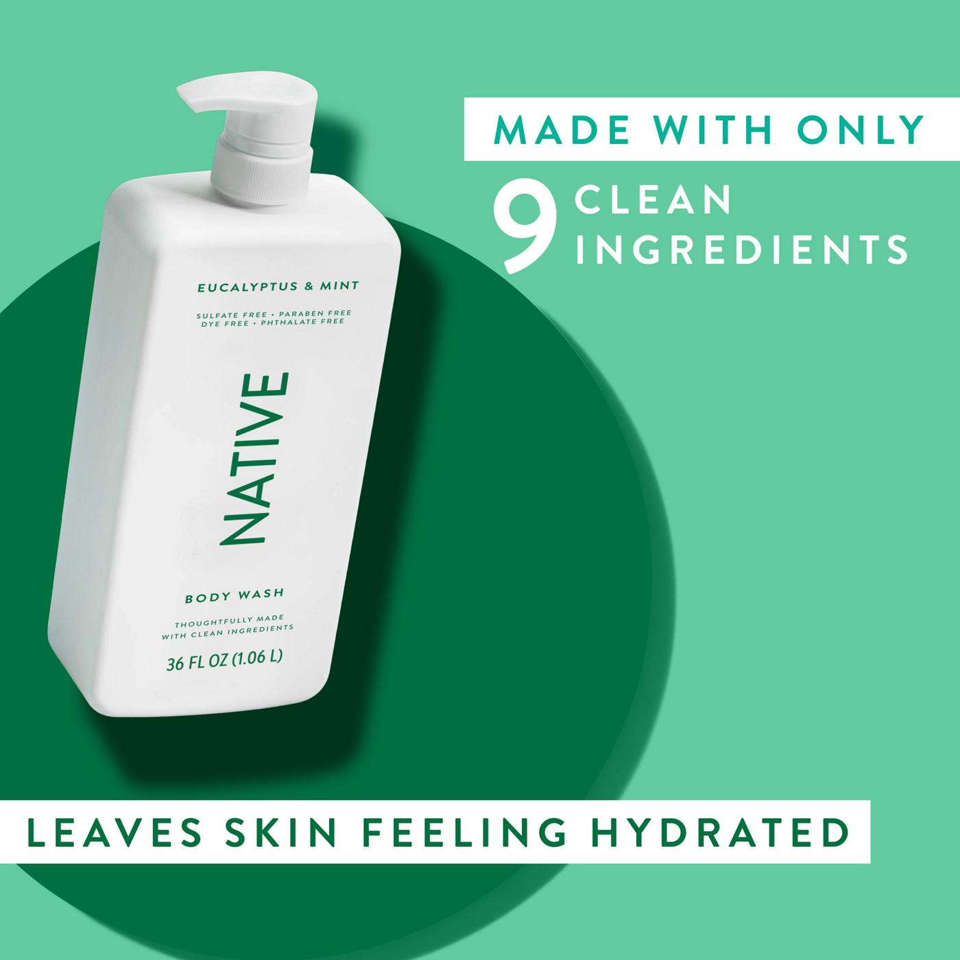 Native Body Wash - Eucalyptus & Mint - Shop Body wash at H-E-B