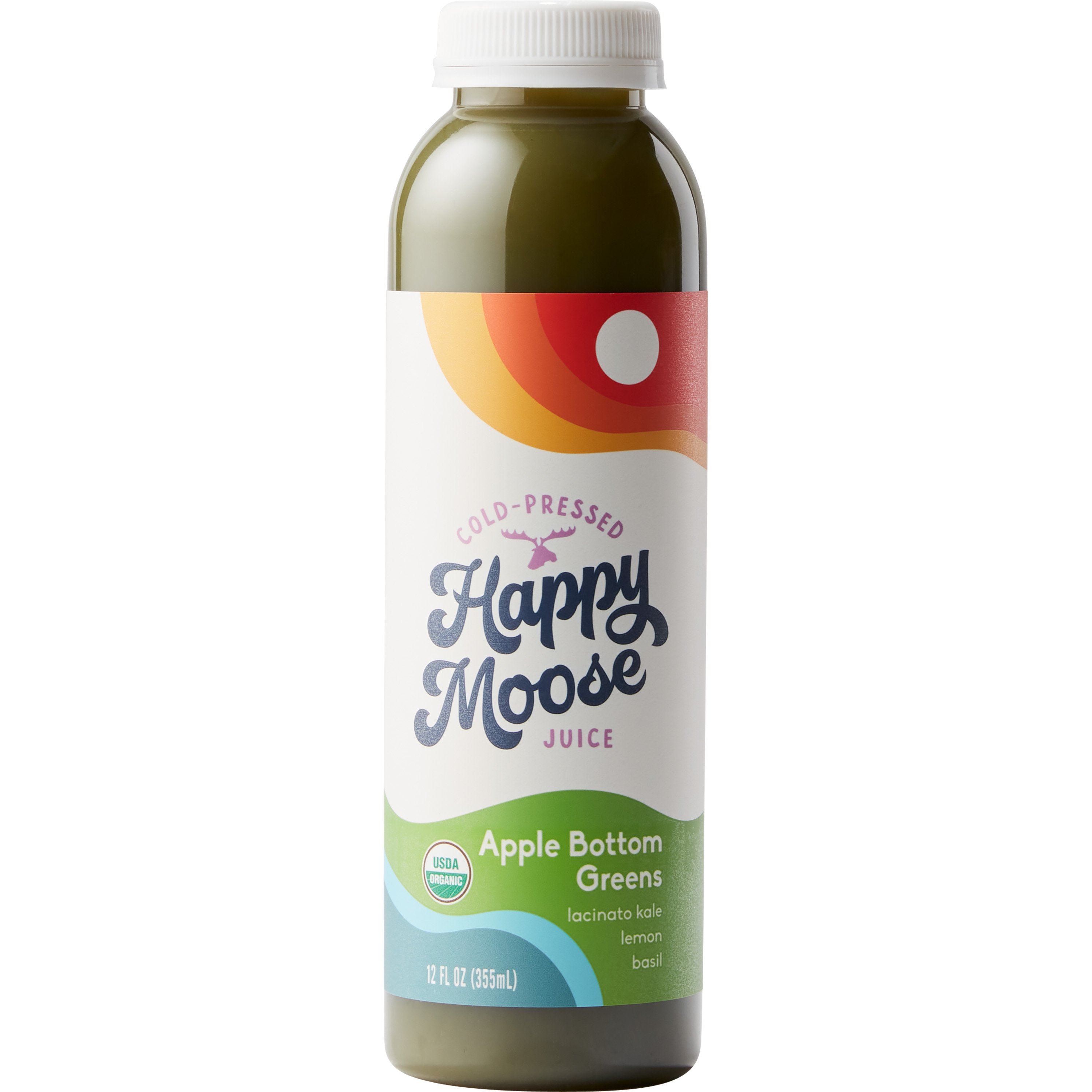 Happy Moose Apple Bottom Greens Juice, 12 oz | Central Market - Really ...