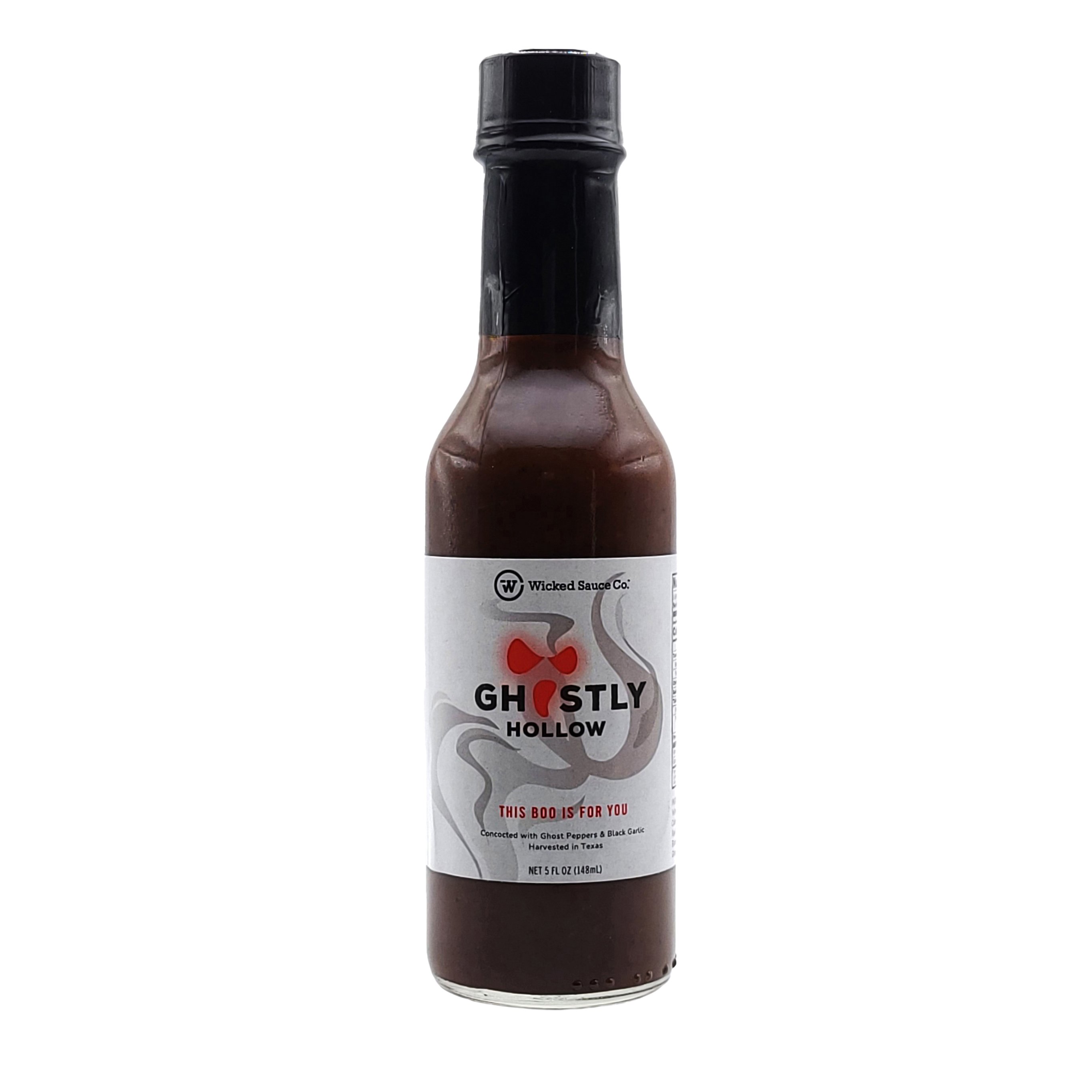 Wicked Sauce Co. Ghostly Hollow Ghost Pepper with Black Garlic - Shop ...