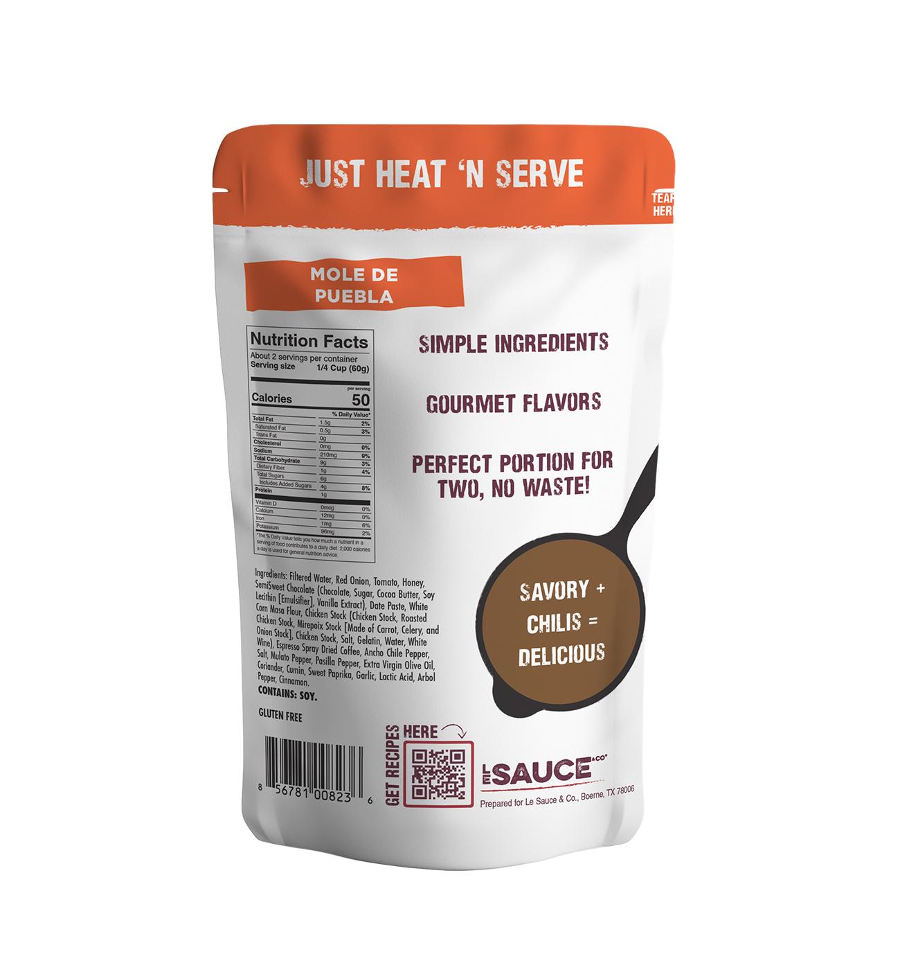 Le Sauce & Co. Mole de Puebla Sauce - Shop Specialty sauces at H-E-B