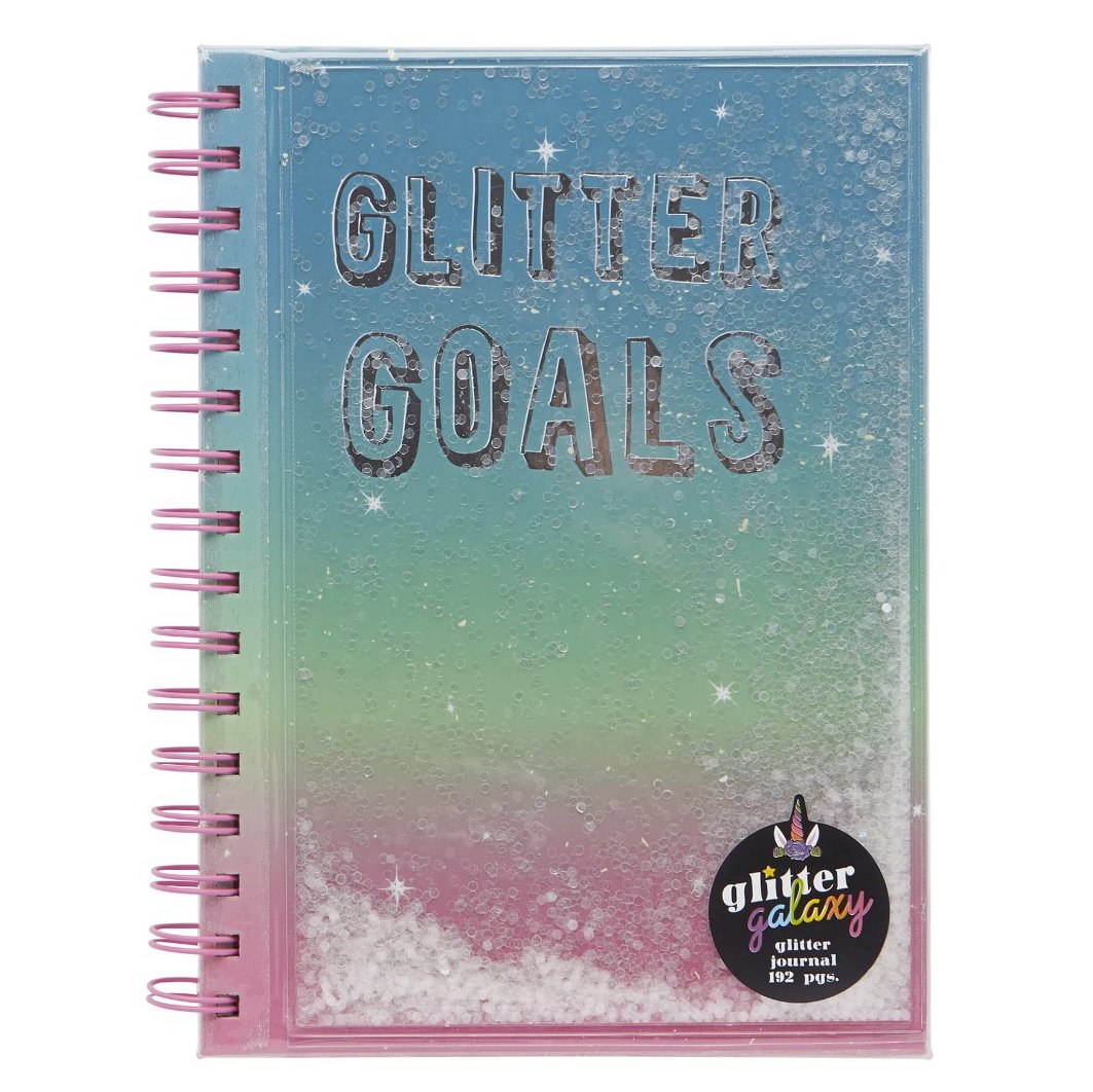 C.R. Gibson Glitter Goals Twin Wire Lined Journal - Shop Notebooks at H-E-B
