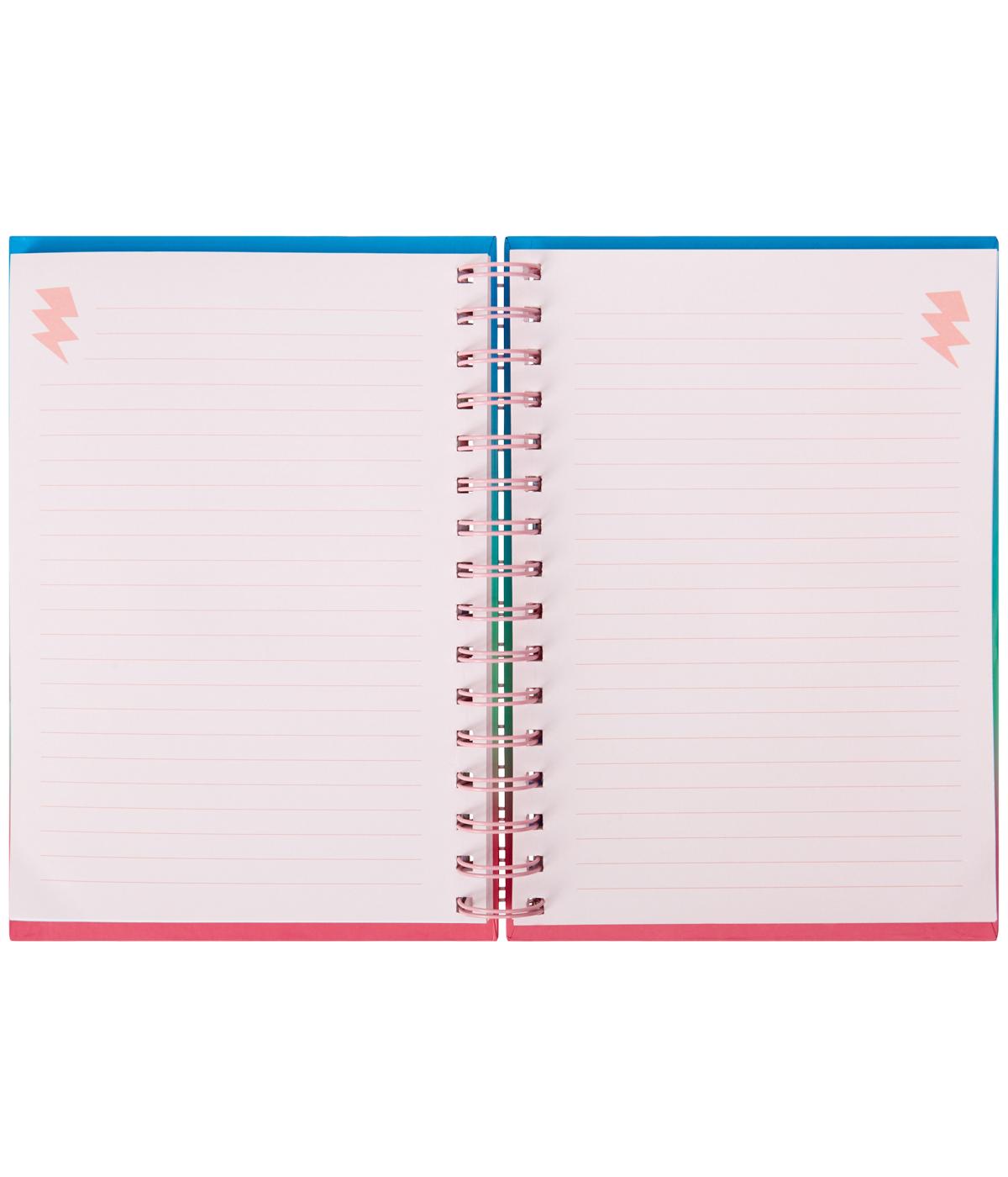 C.R. Gibson Glitter Goals Twin Wire Lined Journal - Shop Notebooks at H-E-B