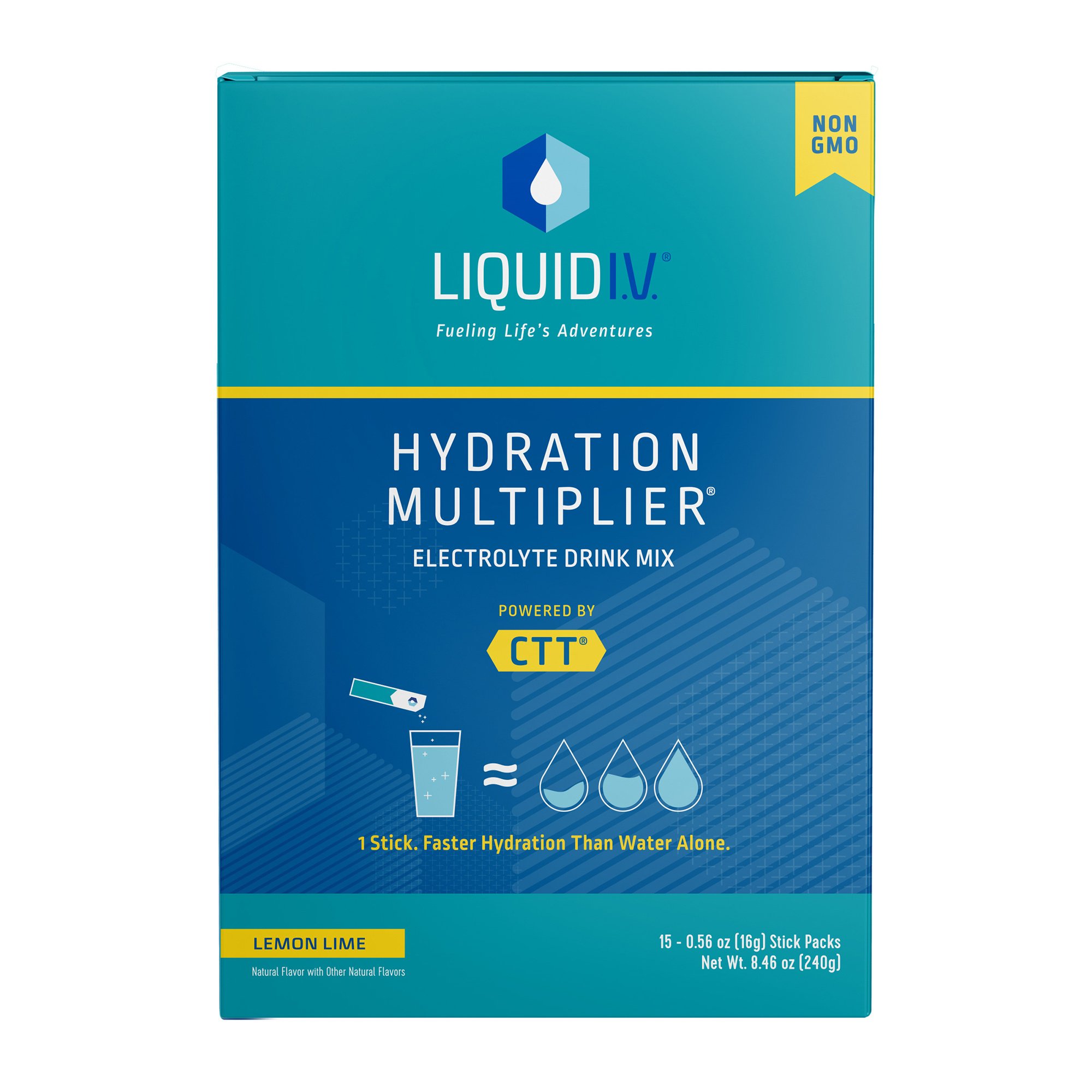 Liquid I.V. Hydration Multiplier Electrolyte Drink Mix Stick Packs ...