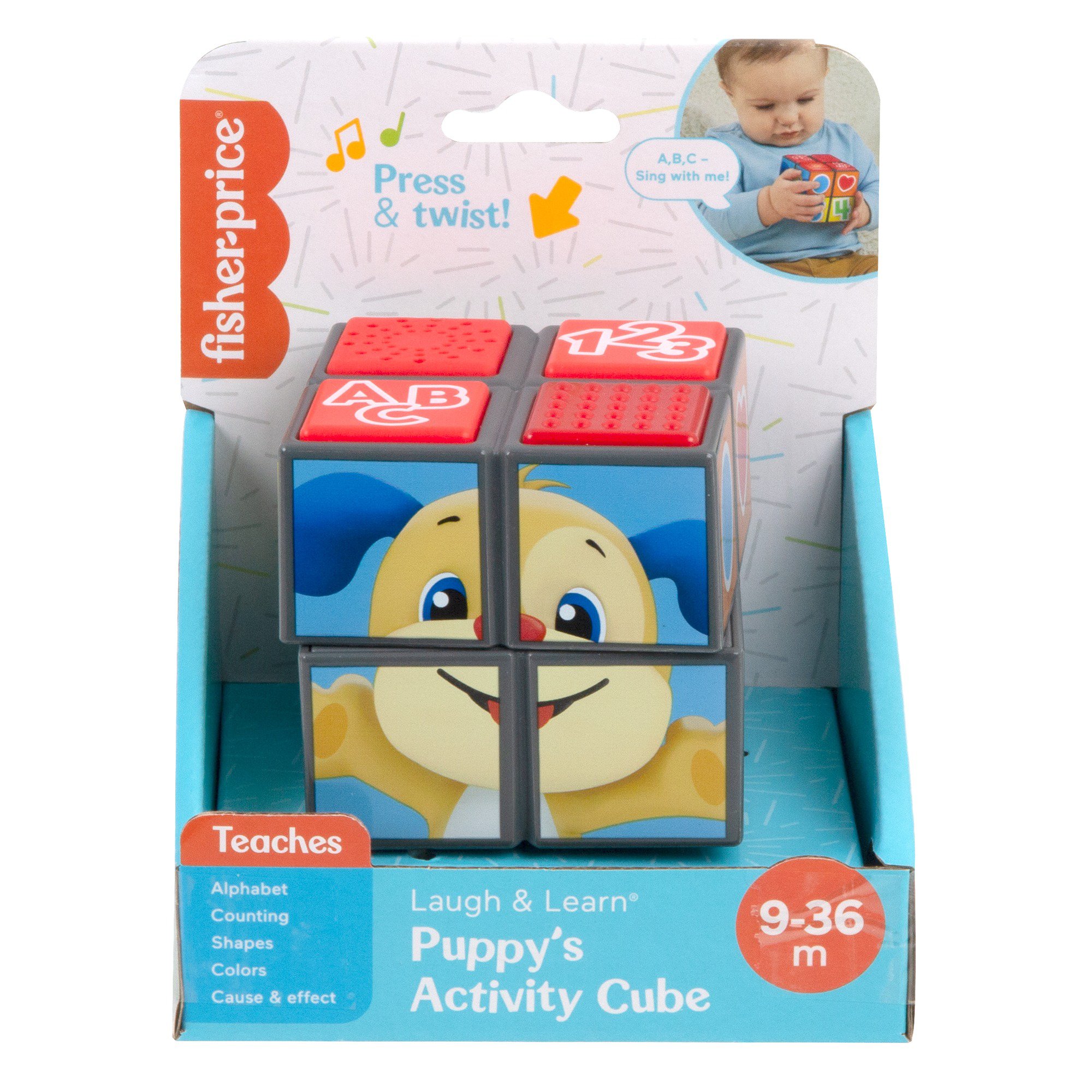 Fisher-Price Laugh & Learn Puppy's Activity Cube - Shop Baby toys at H-E-B