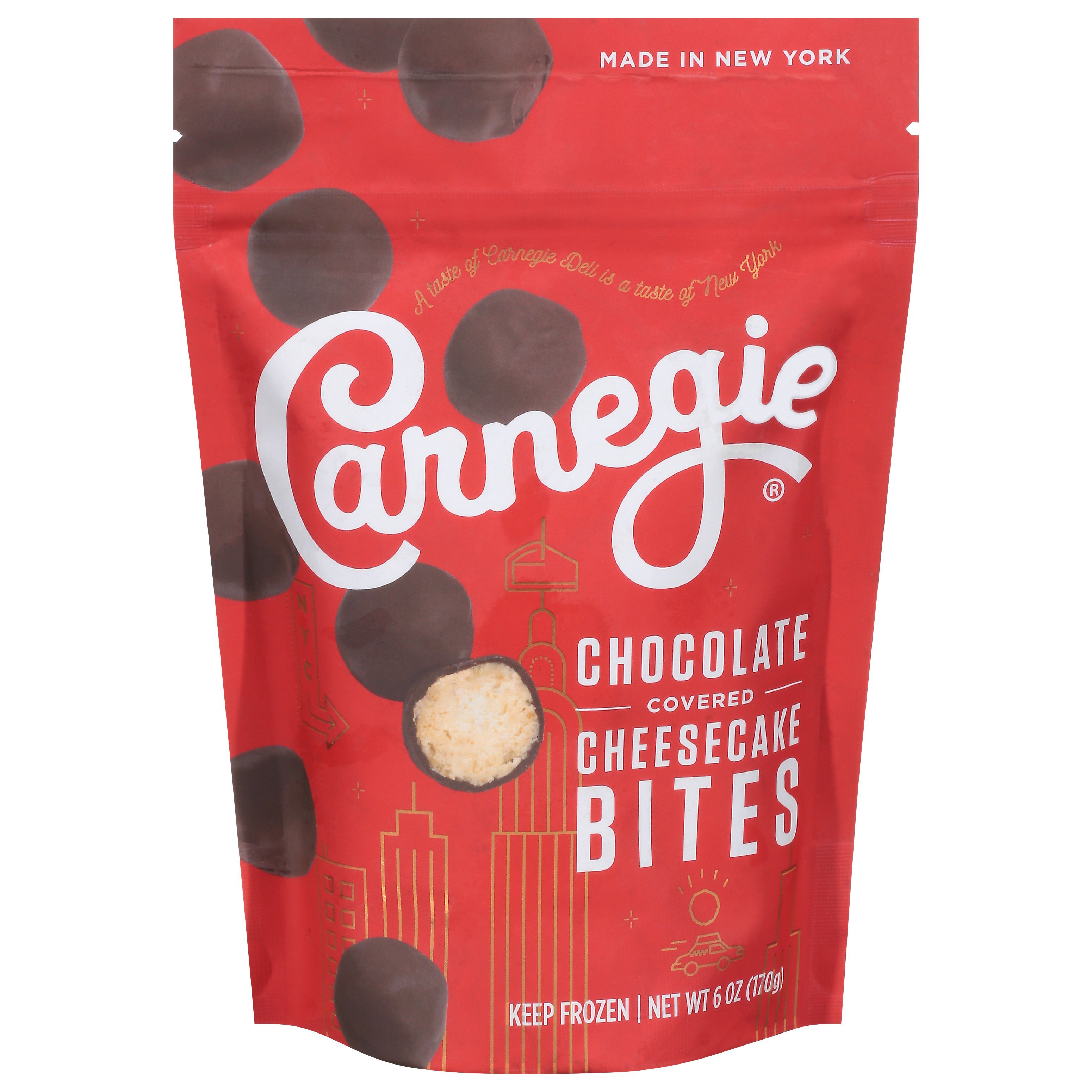 Carnegie Deli Chocolate Covered Cheesecake Bites - Shop Desserts ...