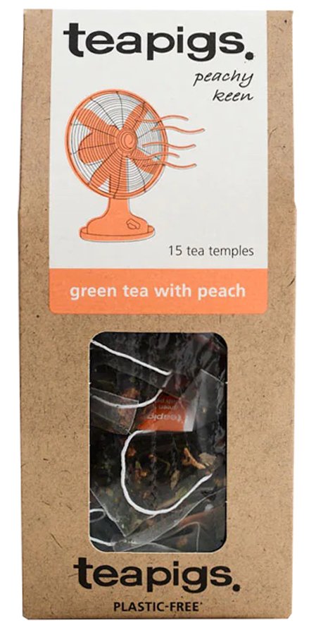 Teapigs Green Tea With Peach, 15 ct | Central Market - Really Into Food