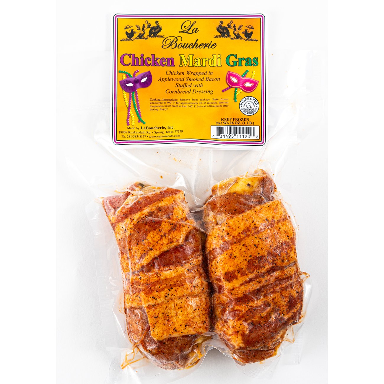La Boucherie Bacon-Wrapped Chicken Stuffed with Cornbread - Shop ...