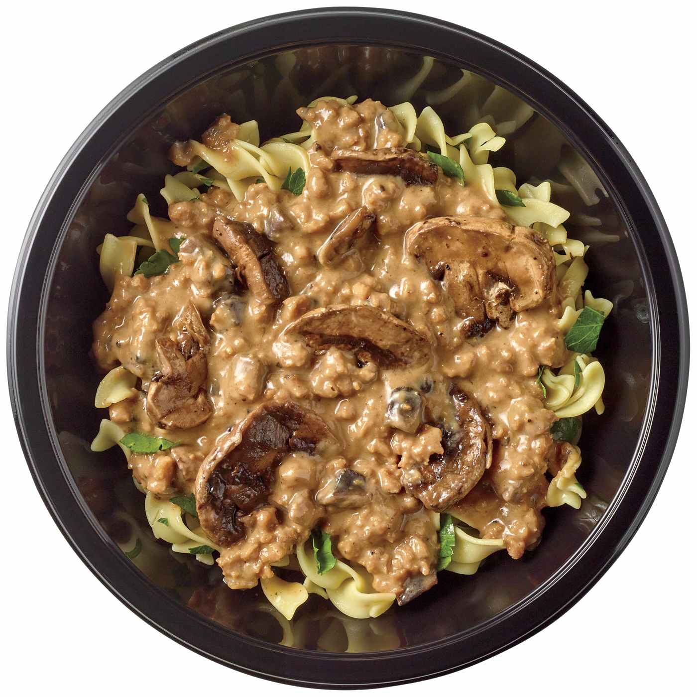 Meal Simple by H-E-B Mushroom Stroganoff with Plant Based Be'f Bowl ...
