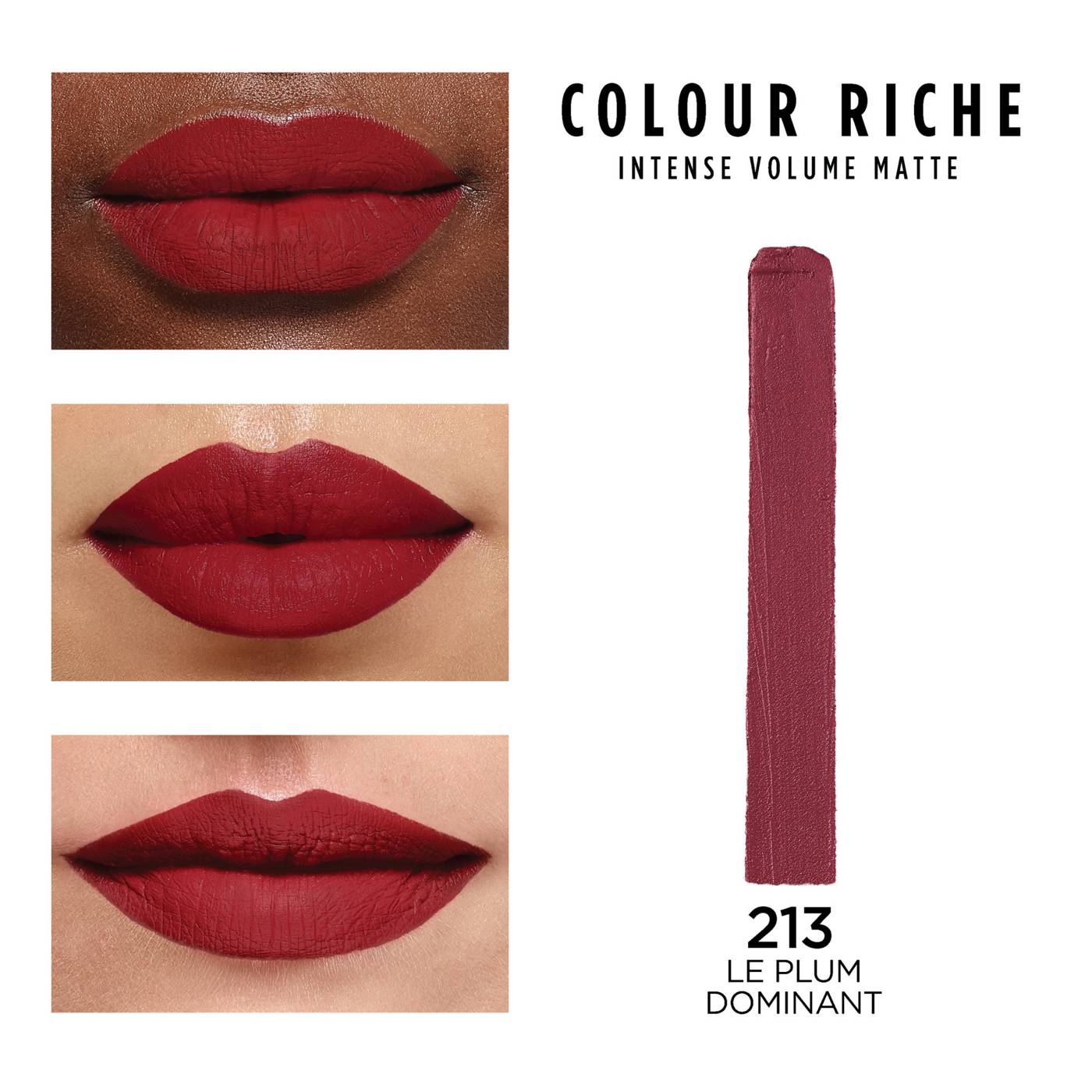 L'Oréal Paris Colour Riche Intense Volume Matte Lipstick - Le Plum ...