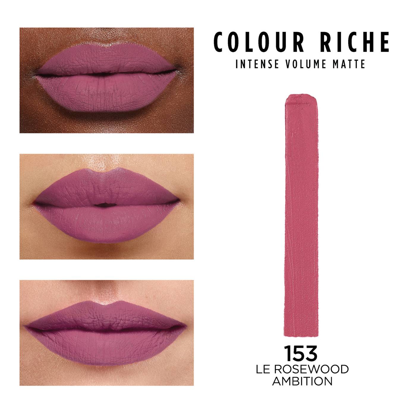 L'Oréal Paris Colour Riche Intense Volume Matte Lipstick - Le Rosewood ...