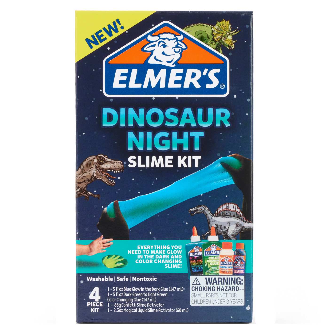 Elmer's Dinosaur Night Slime Kit - Shop Craft basics at H-E-B
