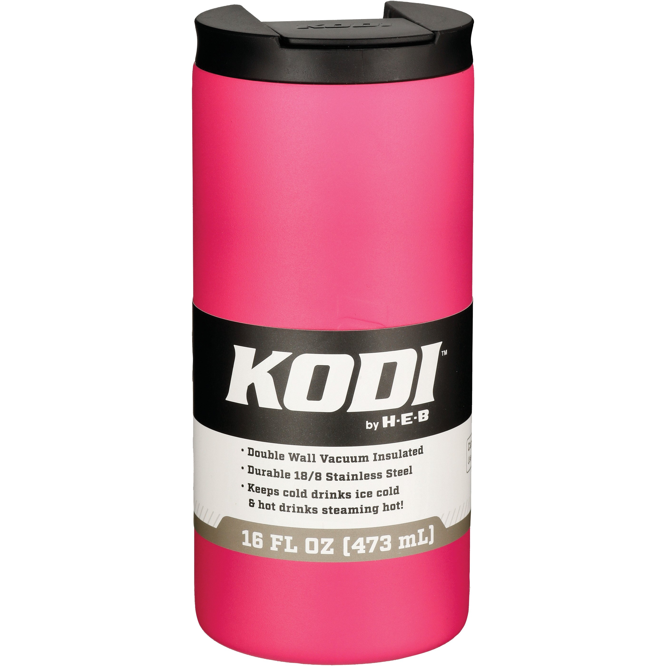 KODI by H-E-B Stainless Steel Spill Proof Travel Mug - Hot Pink - Shop ...