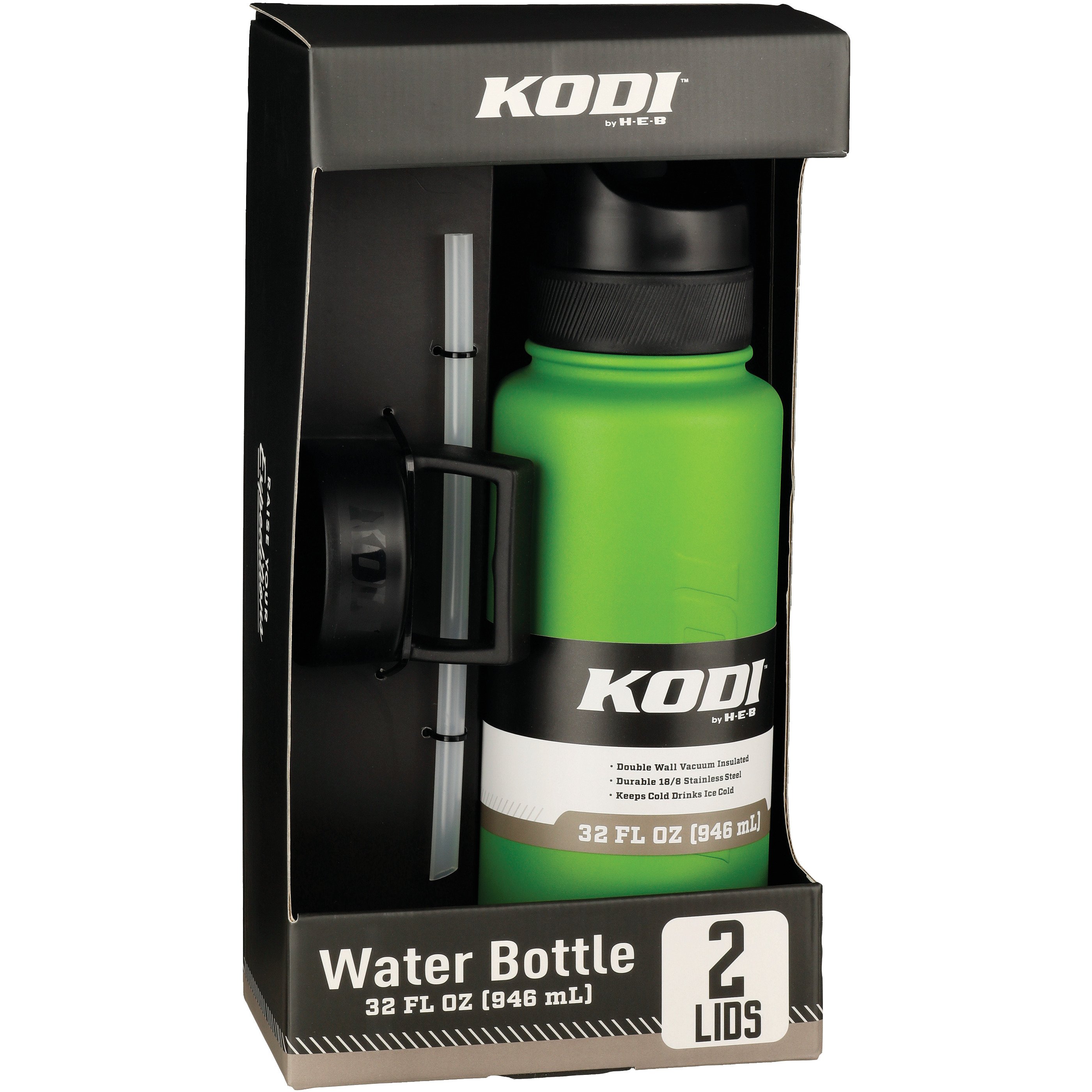 KODI by H-E-B Stainless Steel Water Bottle - Kelly Green - Shop Cups ...