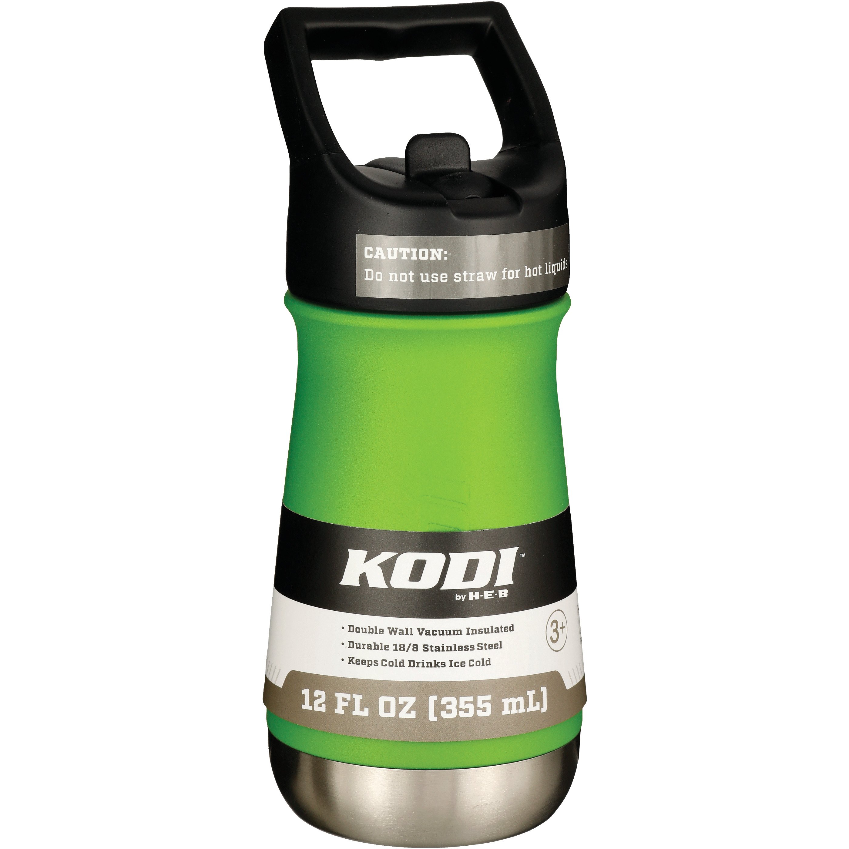 KODI by H-E-B Kids Stainless Steel Water Bottle - Kelly Green - Shop ...