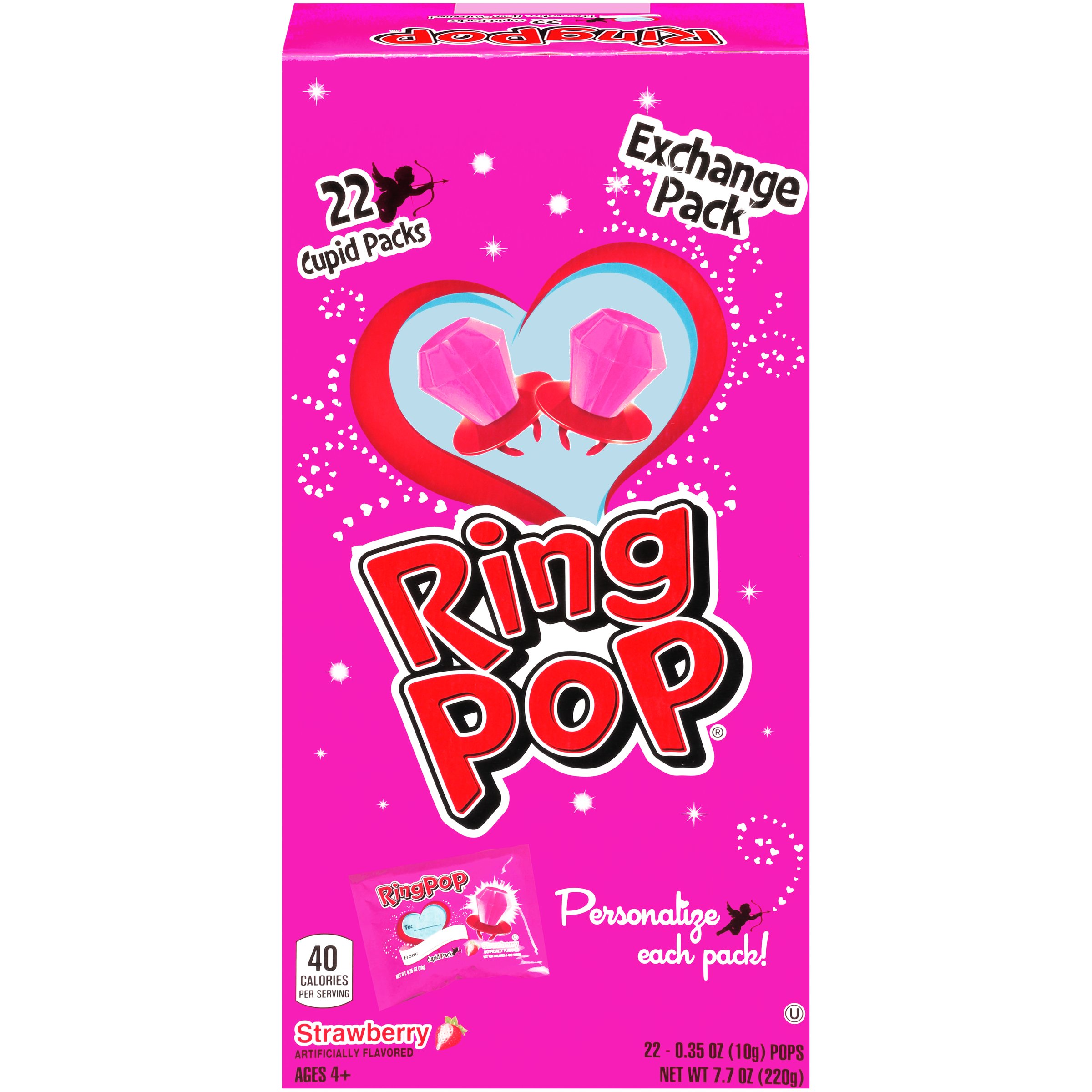RING POP Valentine Exchange Candy - Shop Candy at H-E-B