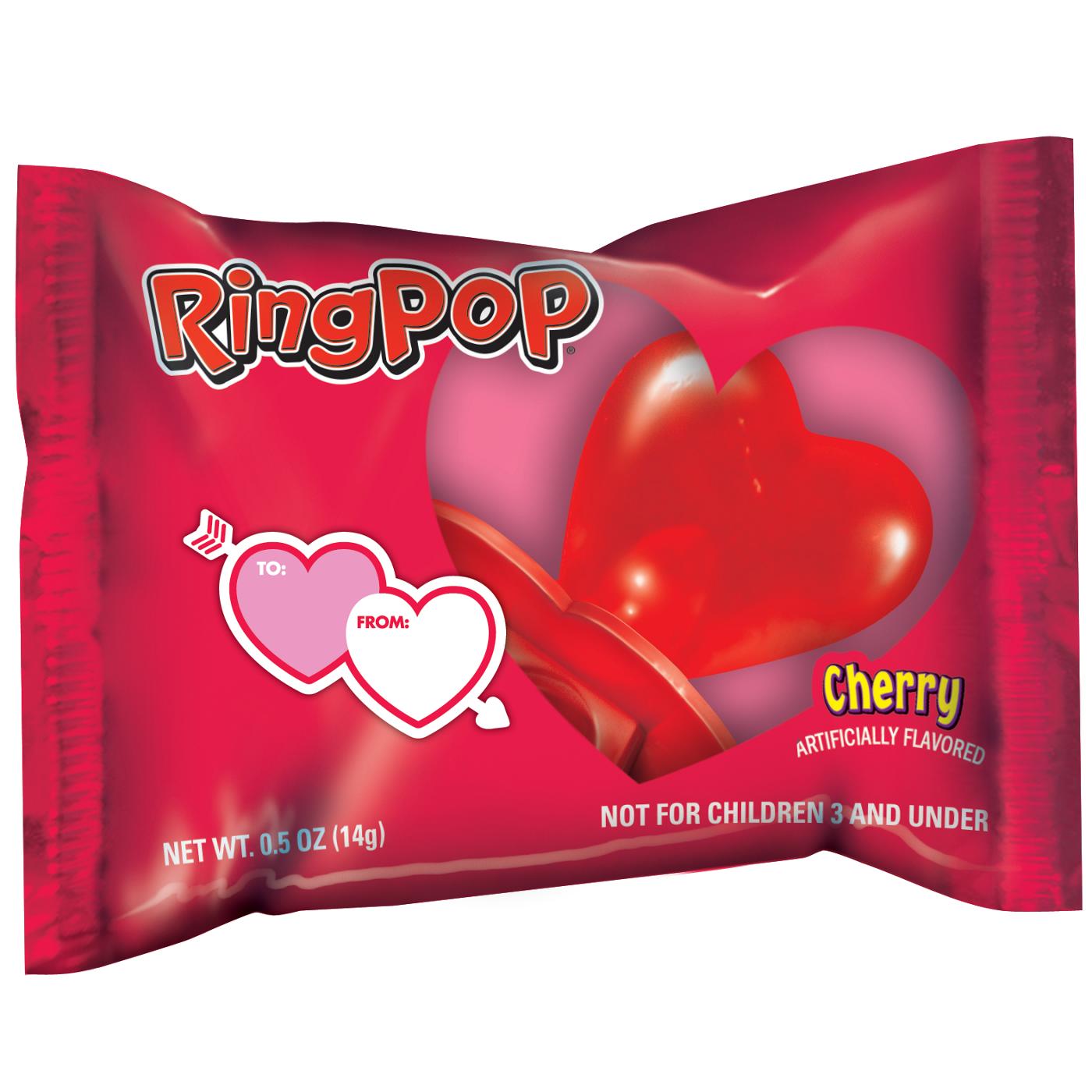 Ring Pop Assorted Flavor Heart Shape Valentine's Candy - Shop Candy at ...