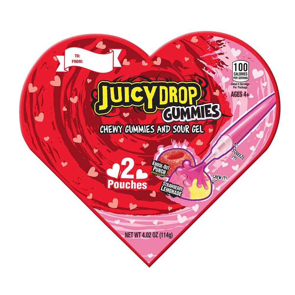 Juicy Drop Gummies Candy Valentine's Heart Gift Box - Shop Candy at H-E-B